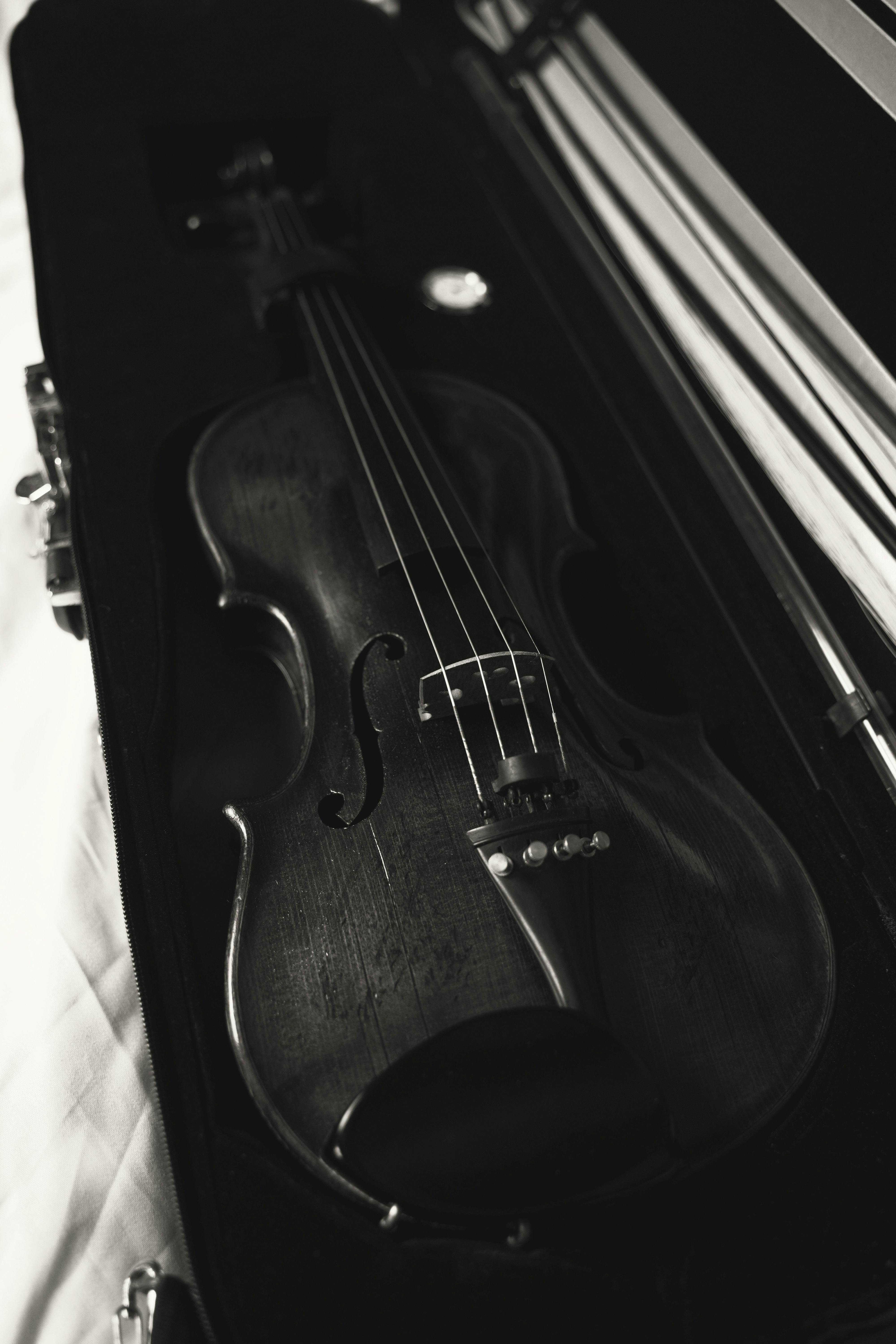Close-Up Photo of Violin · Free Stock Photo