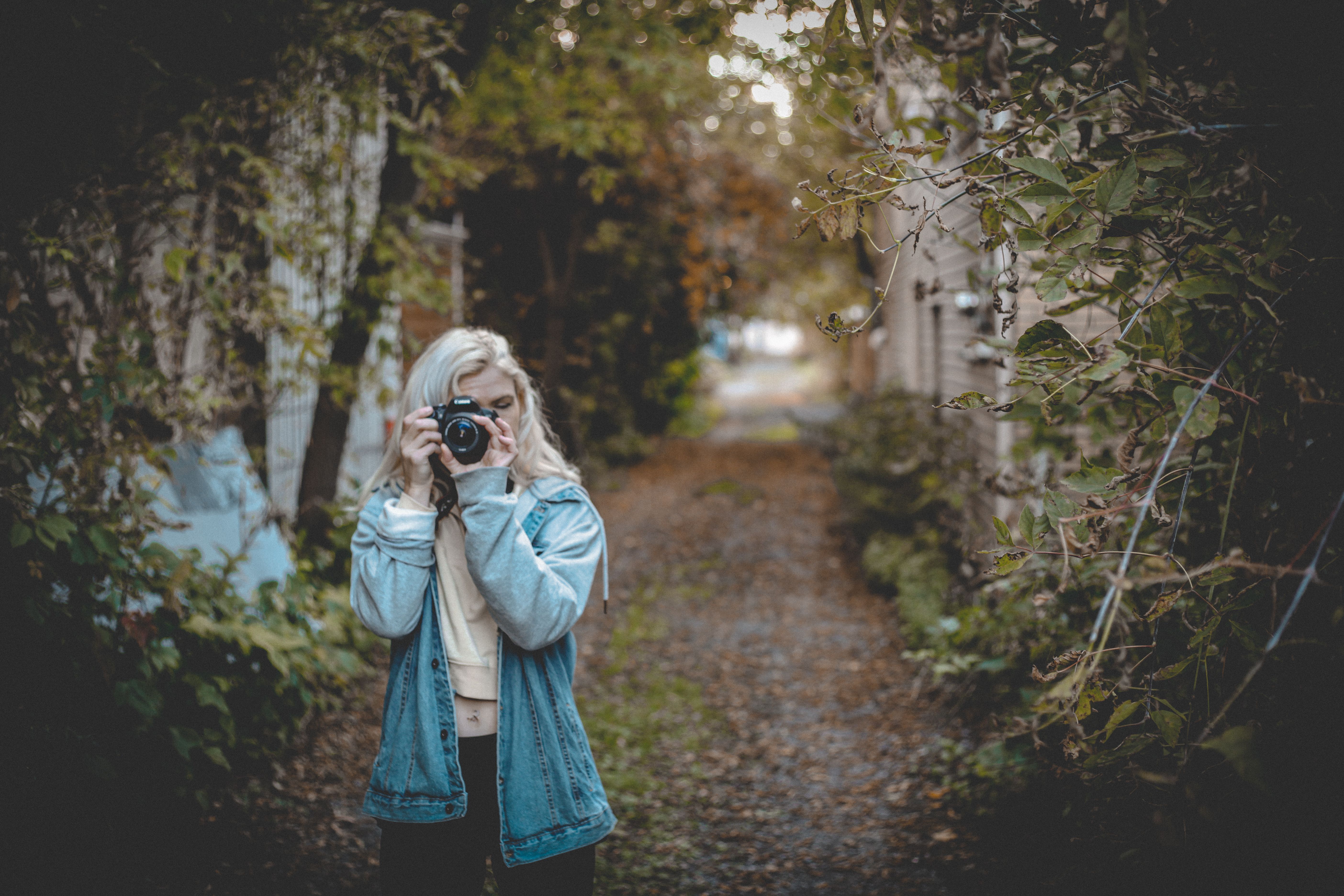 A Woman using Camera · Free Stock Photo