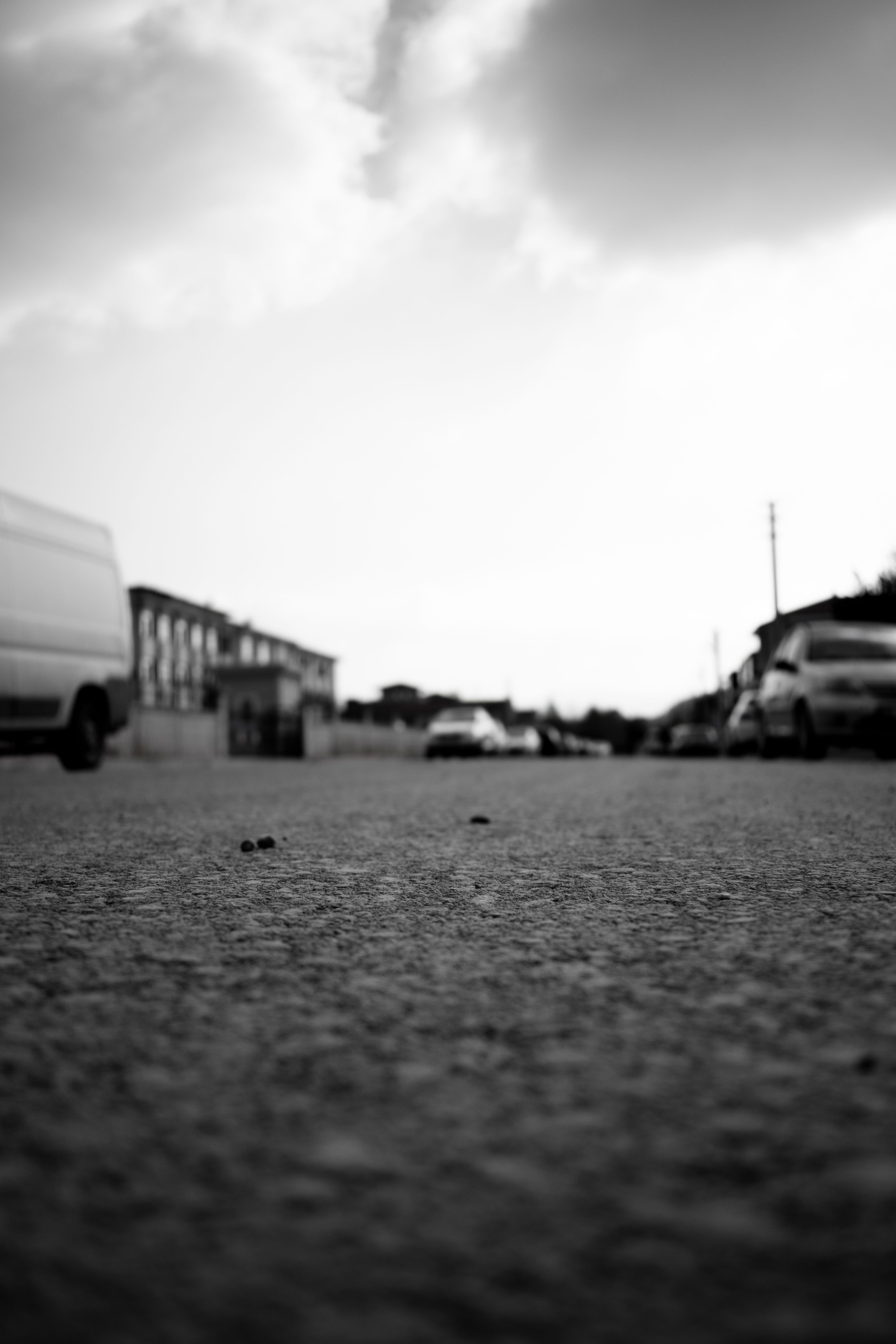 Grayscale Photo of Cars on Road · Free Stock Photo