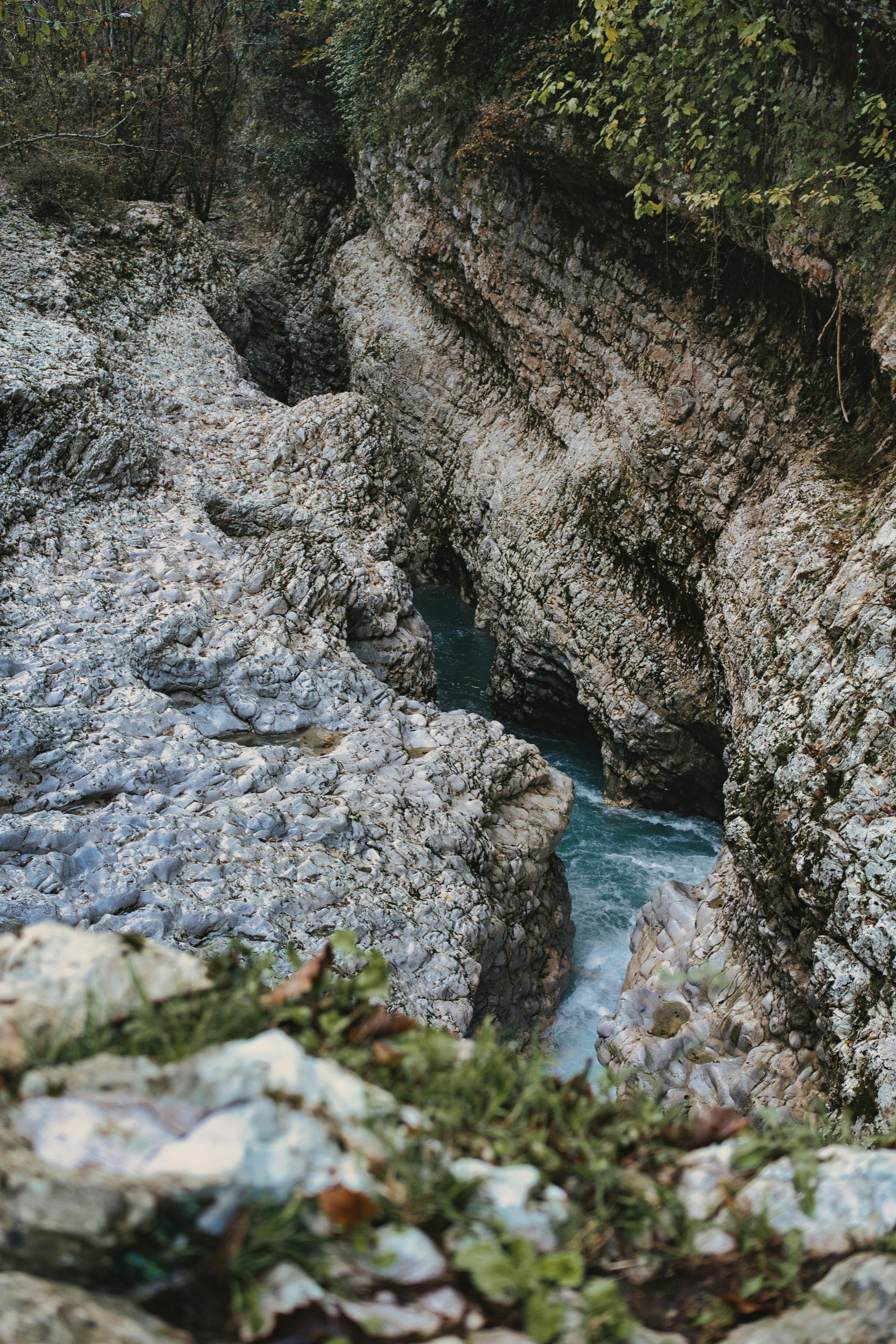 River in between Rock Formations · Free Stock Photo