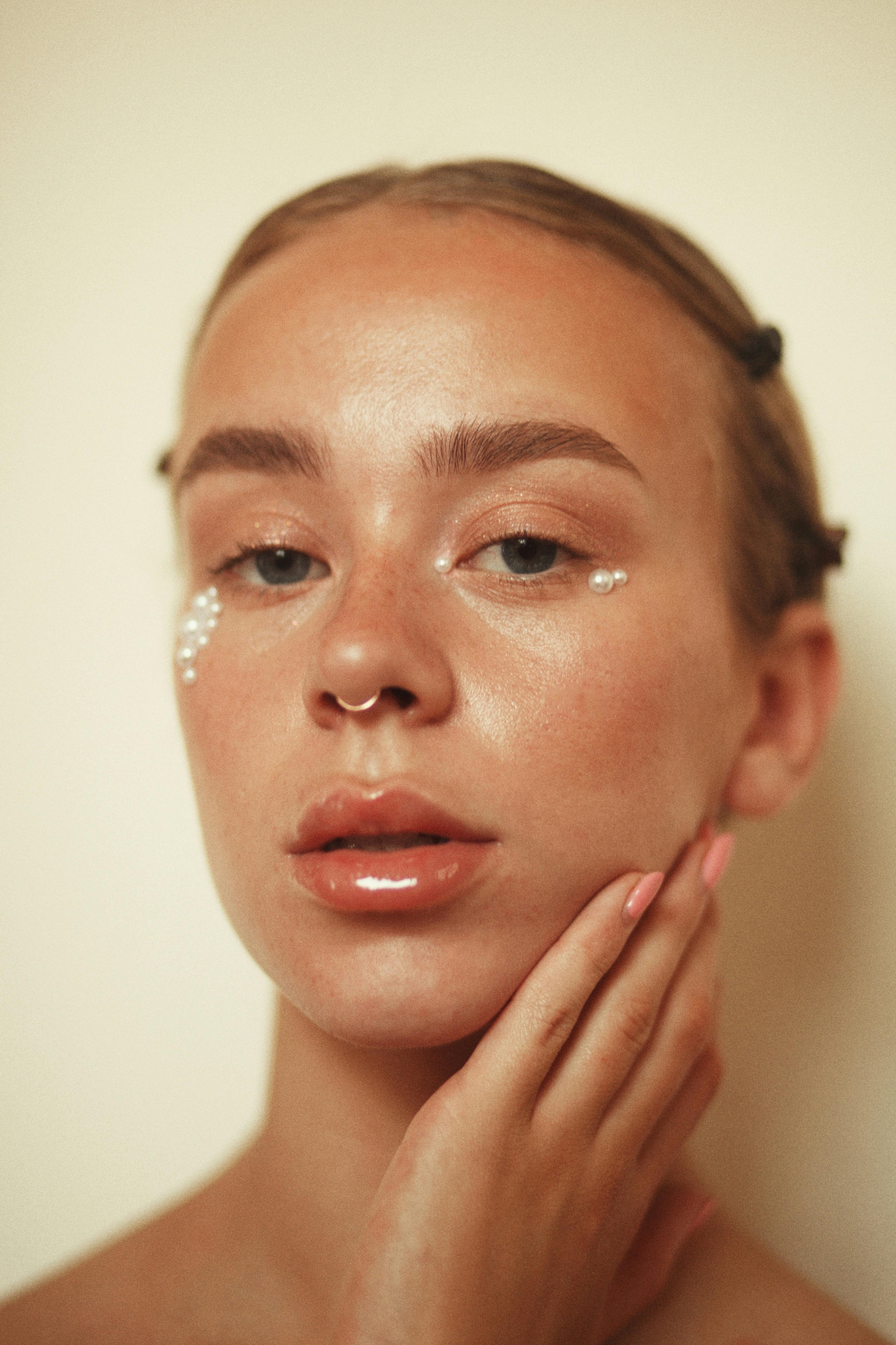 Person Touching the Woman's Face · Free Stock Photo