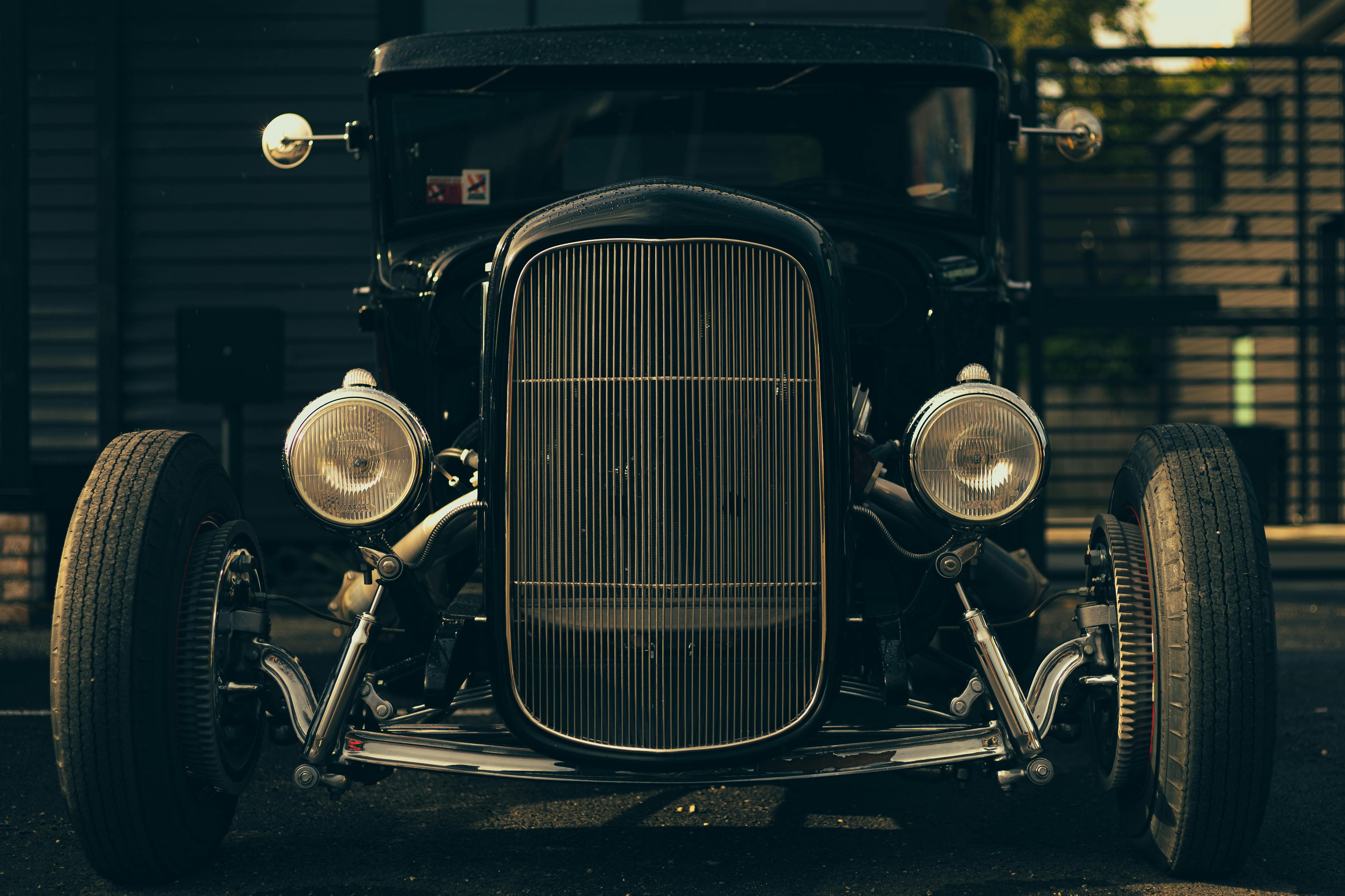 Luxurious Vintage Cars on an Exhibition · Free Stock Photo