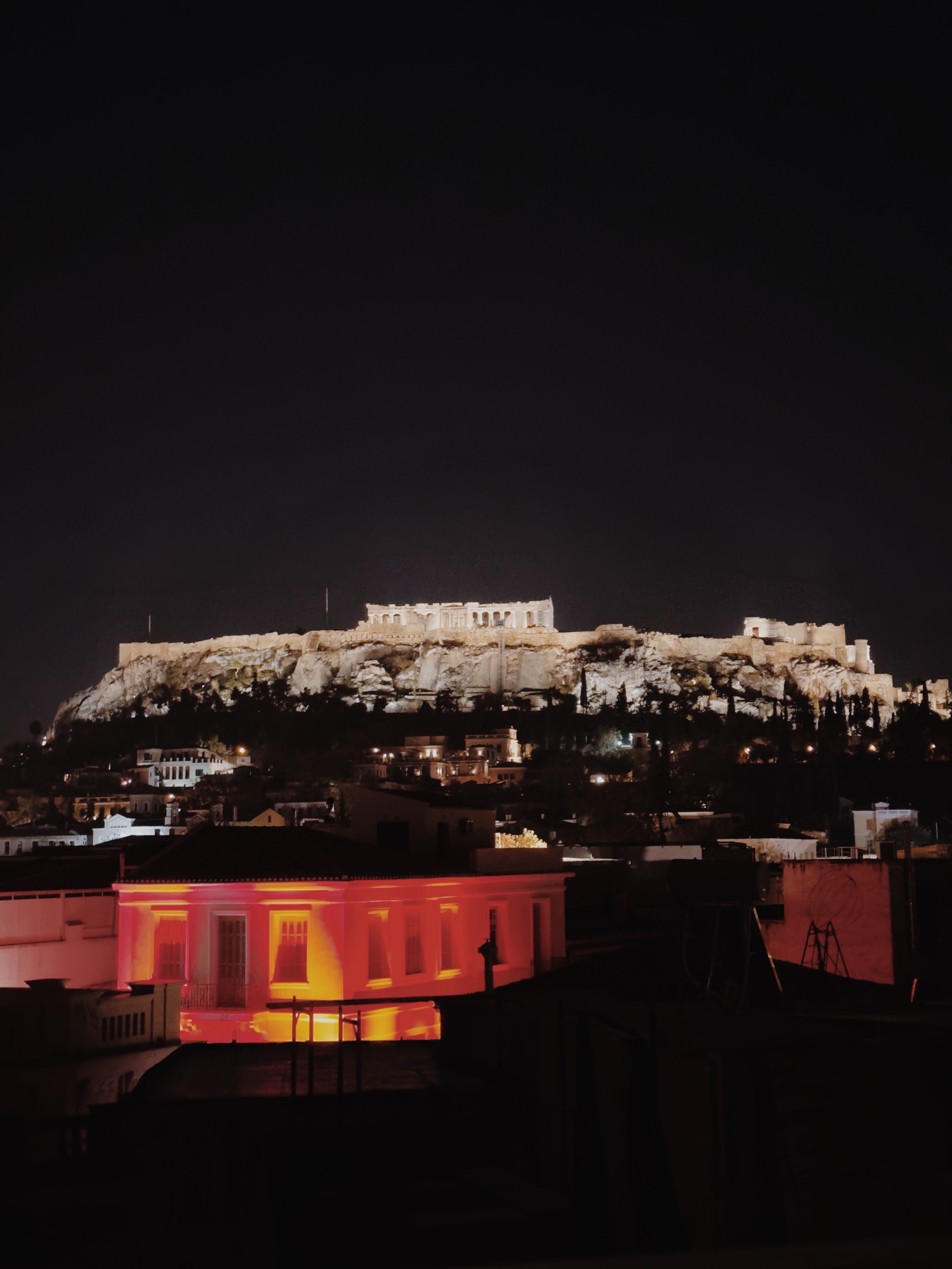 City of Athens at Night · Free Stock Photo