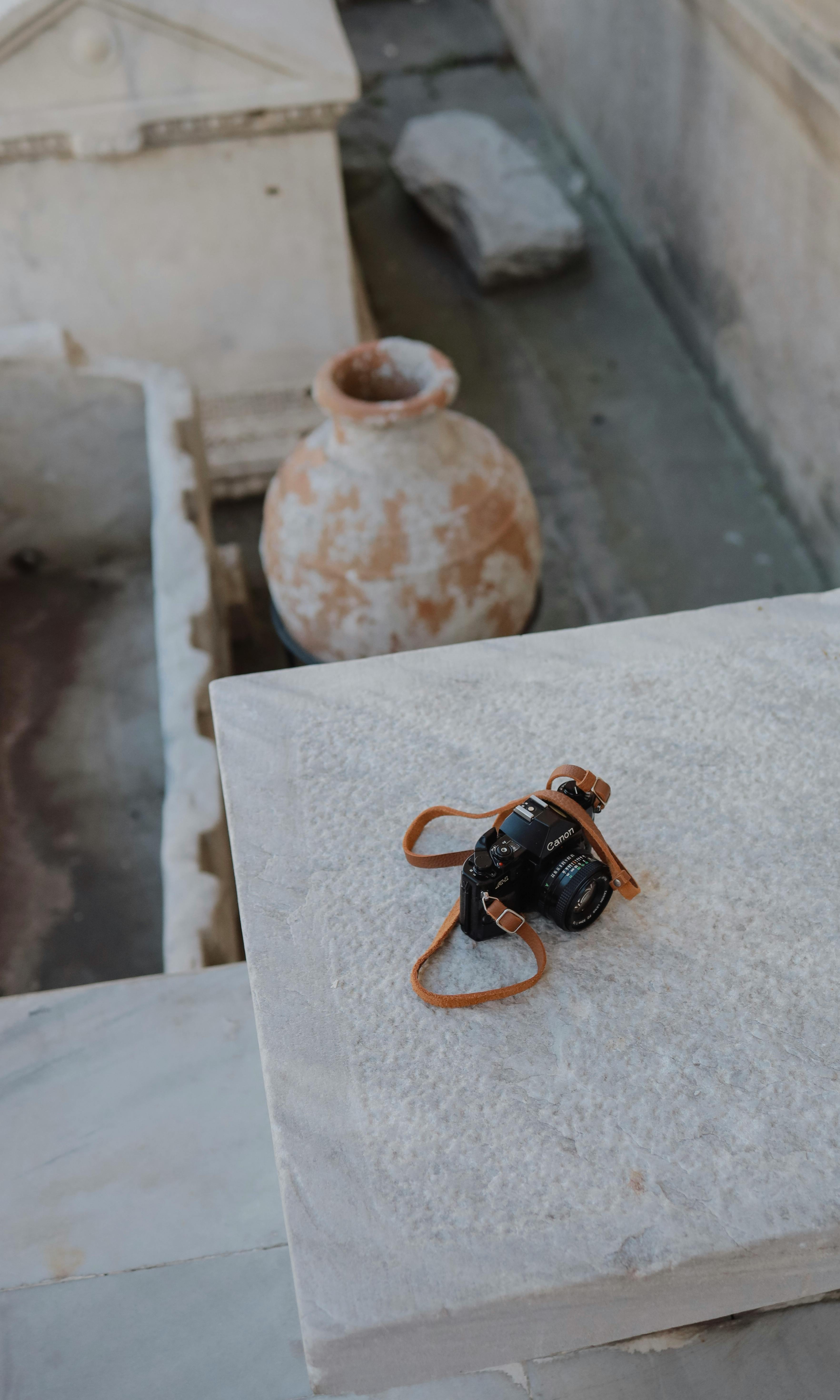Camera on an Ancient Site · Free Stock Photo