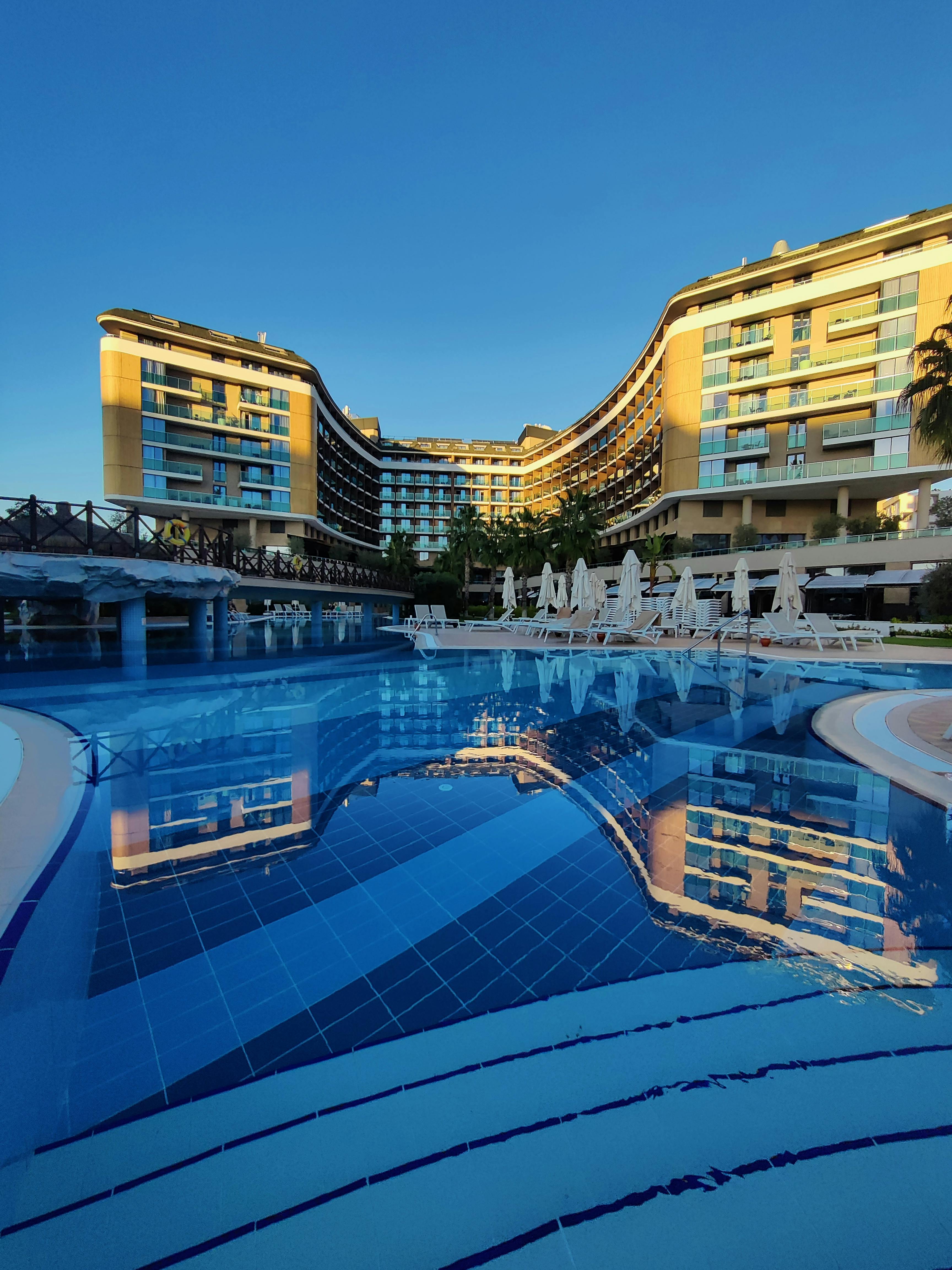 Swimming Pool and a Tourist Resort · Free Stock Photo