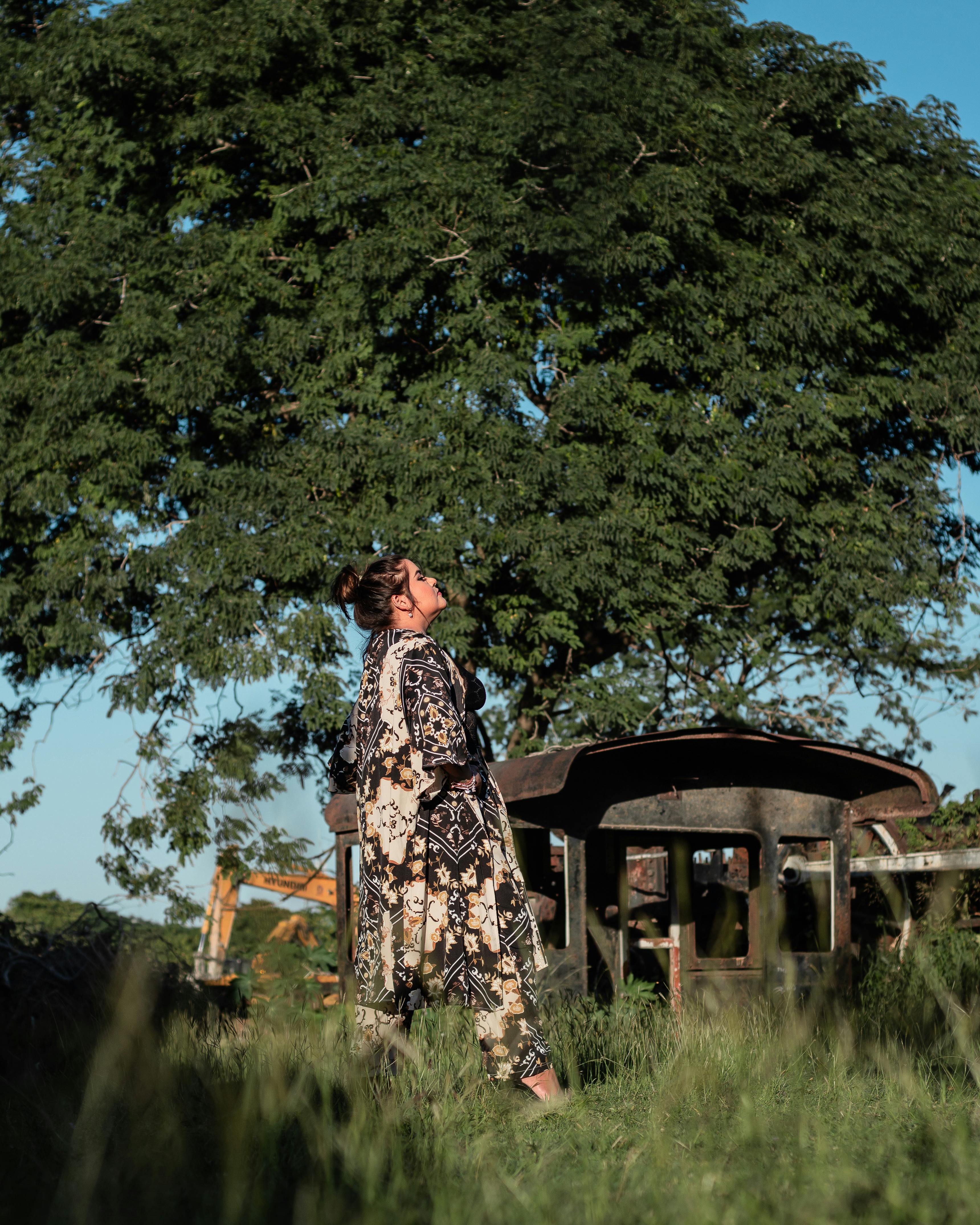 Woman Relaxing in Countryside · Free Stock Photo