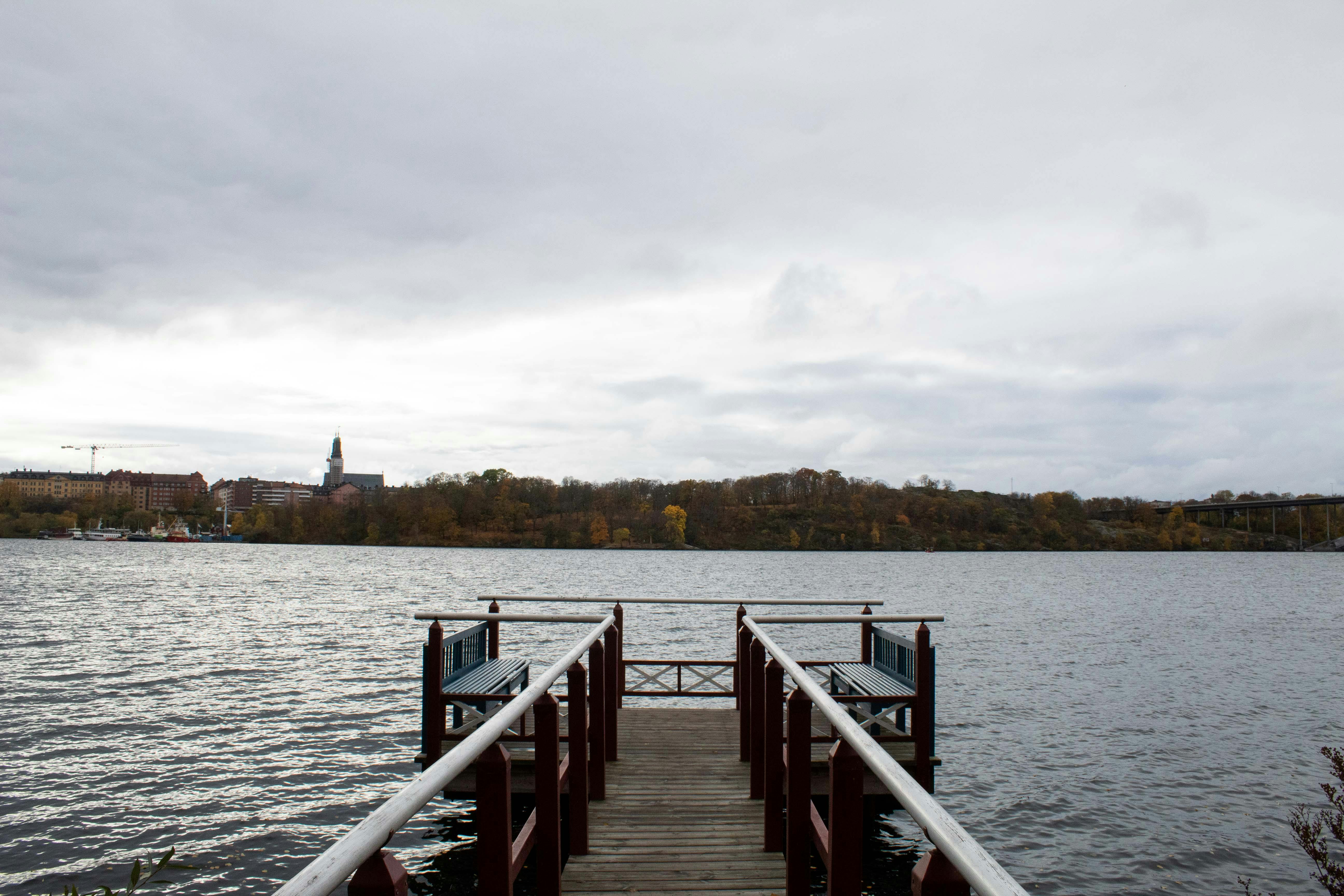 Photo of a Pier on a Lake · Free Stock Photo