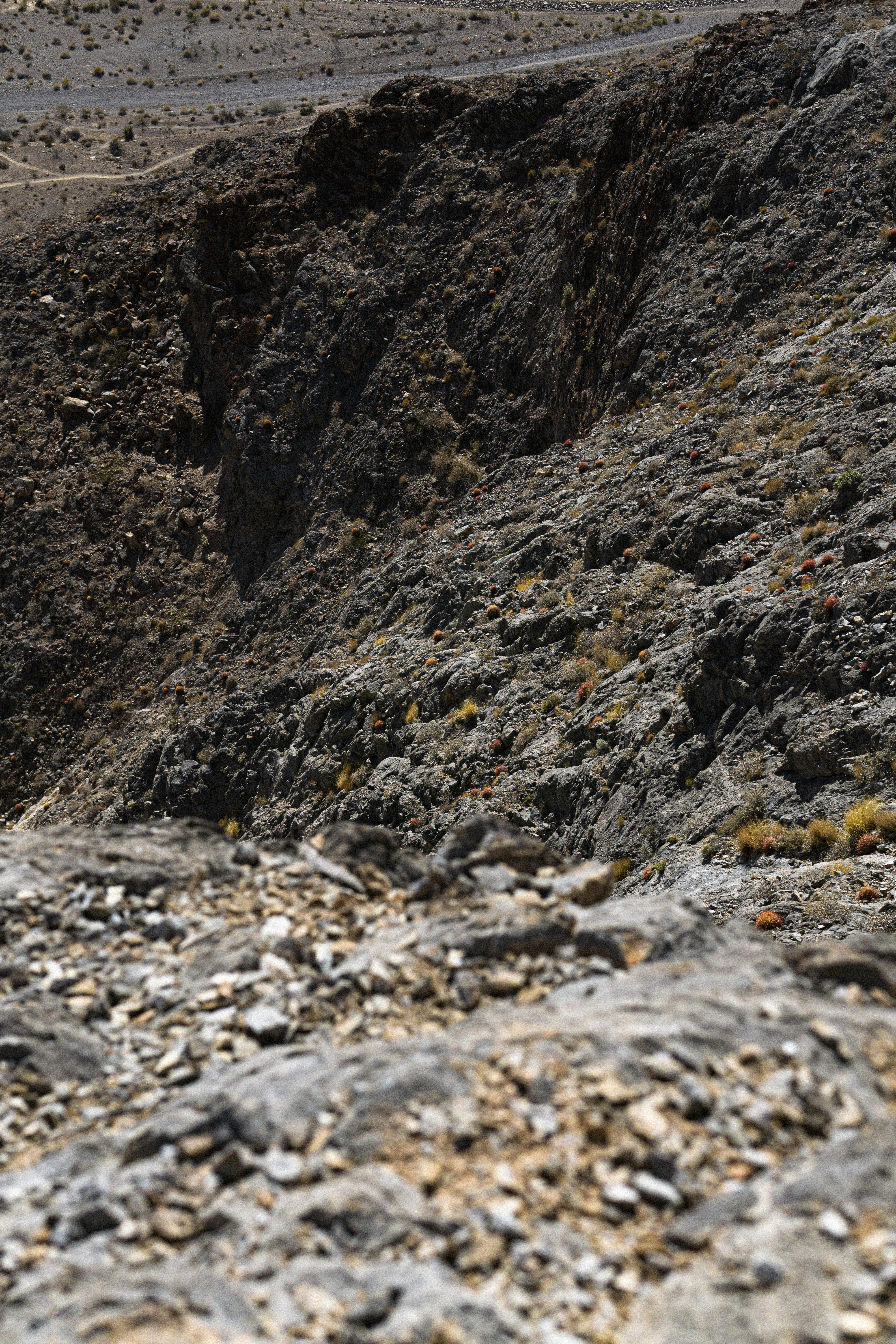 Volcano Rock Surface in Mountains Landscape · Free Stock Photo