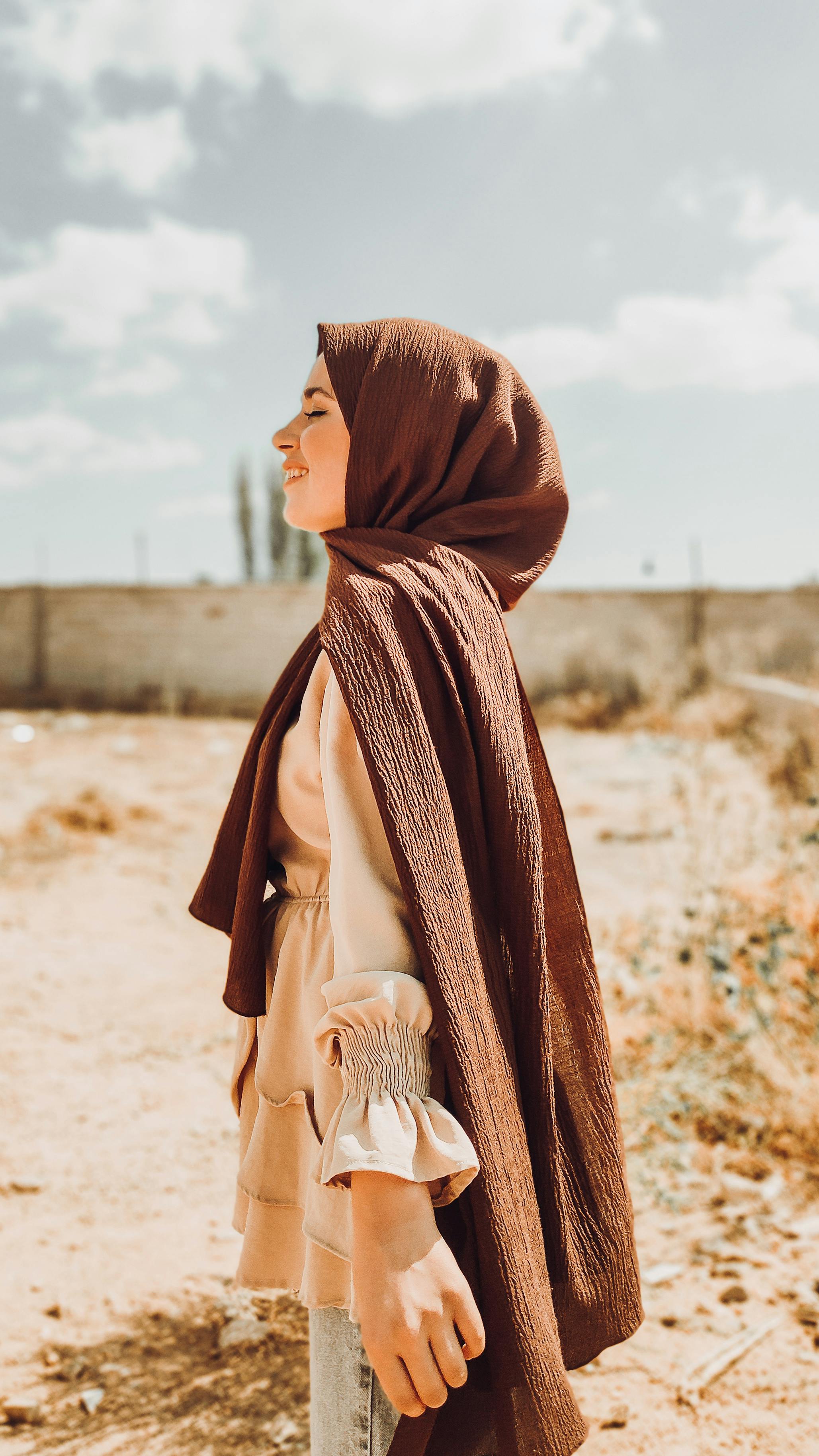 Back View of a Woman in a Hijab · Free Stock Photo