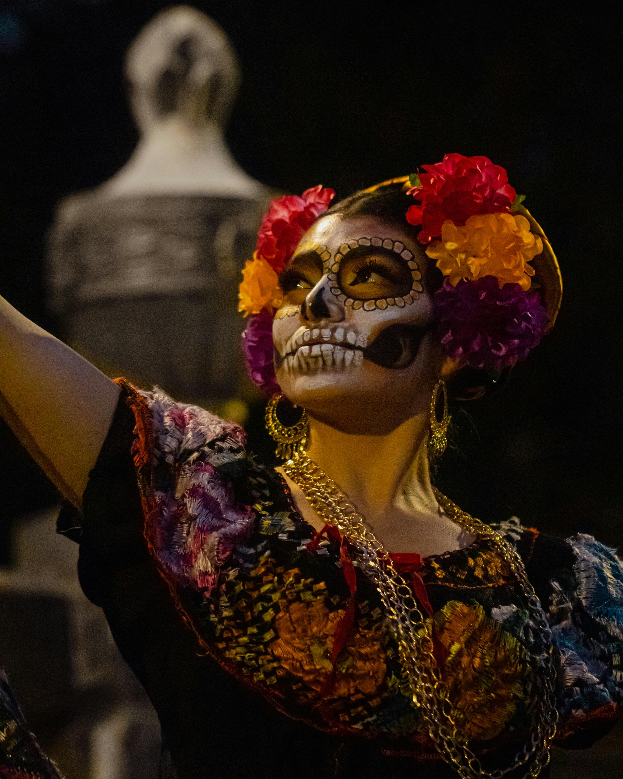 Girl Celebrating Day of the Dead · Free Stock Photo