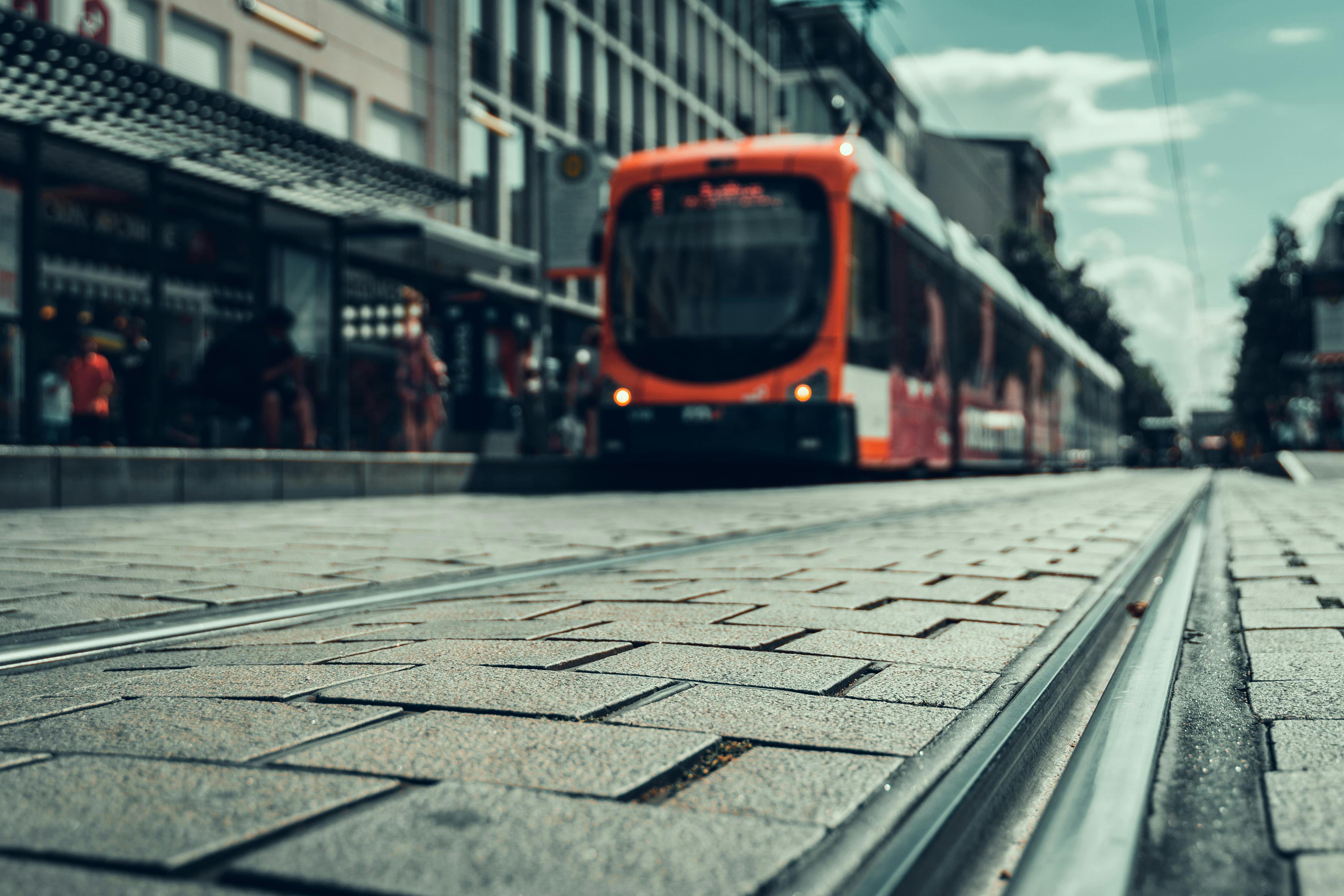 Close up of Tram Tracks · Free Stock Photo