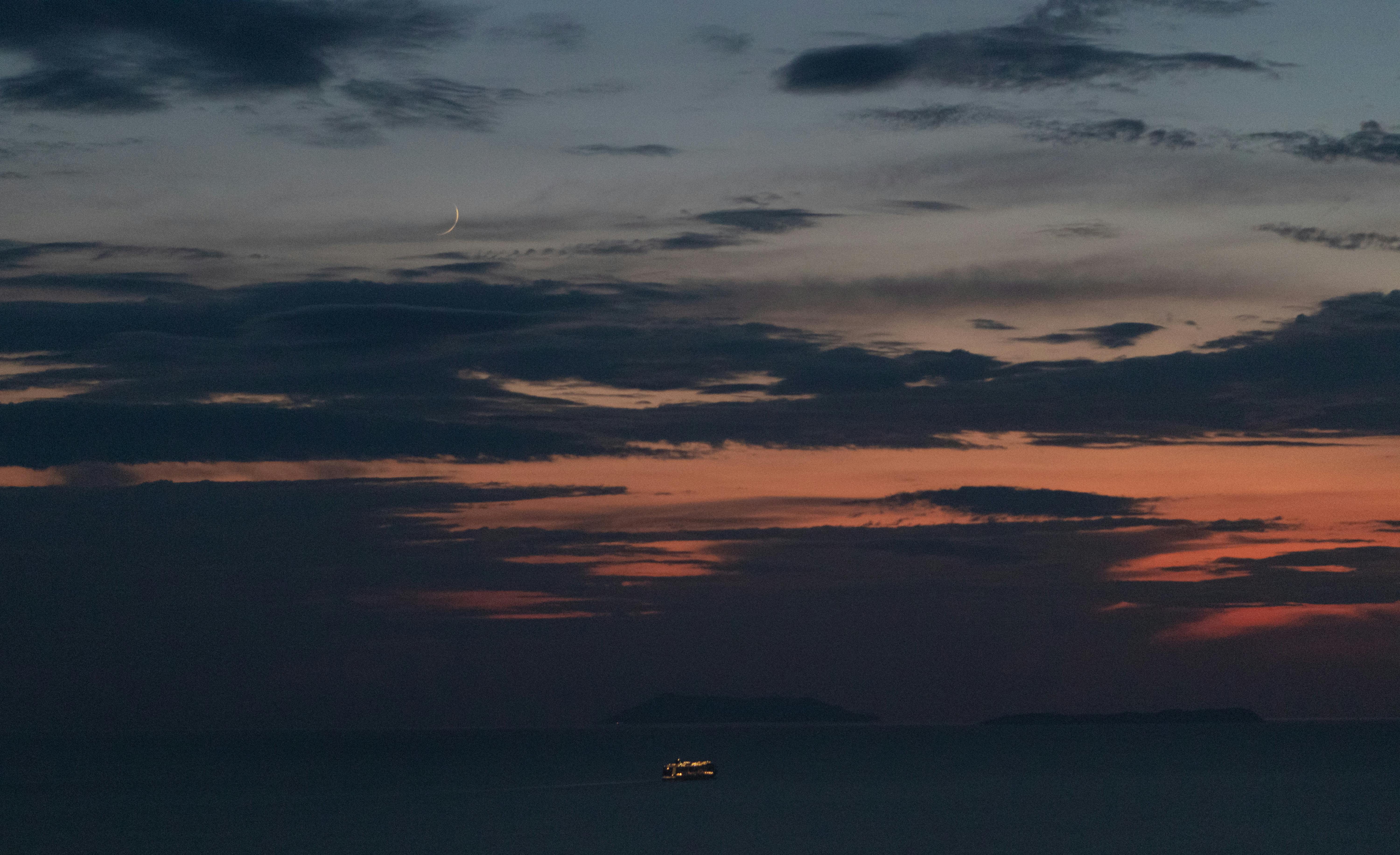 Cloudy Sky at Dusk · Free Stock Photo