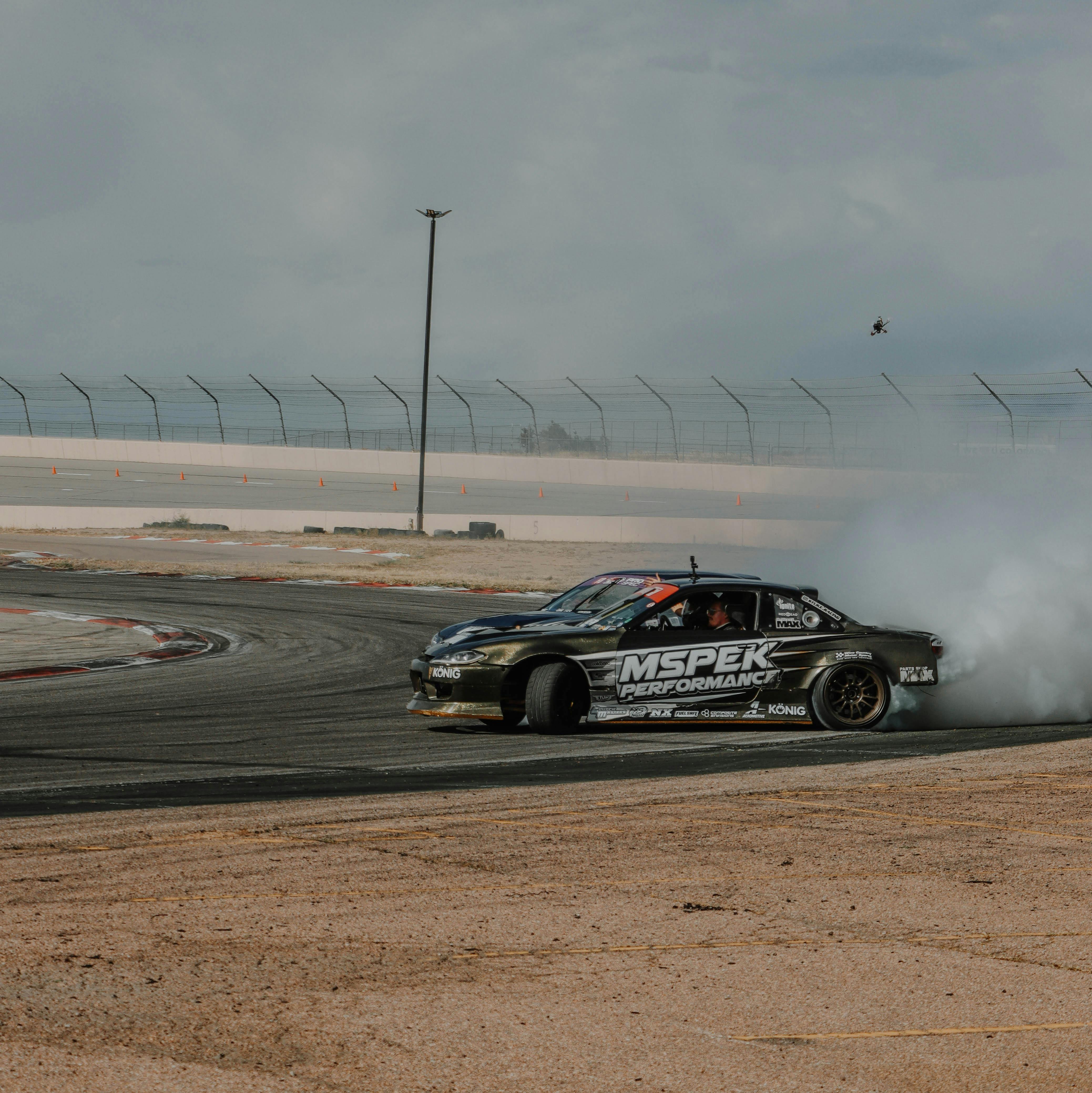 Drifting Competition at Circuit · Free Stock Photo