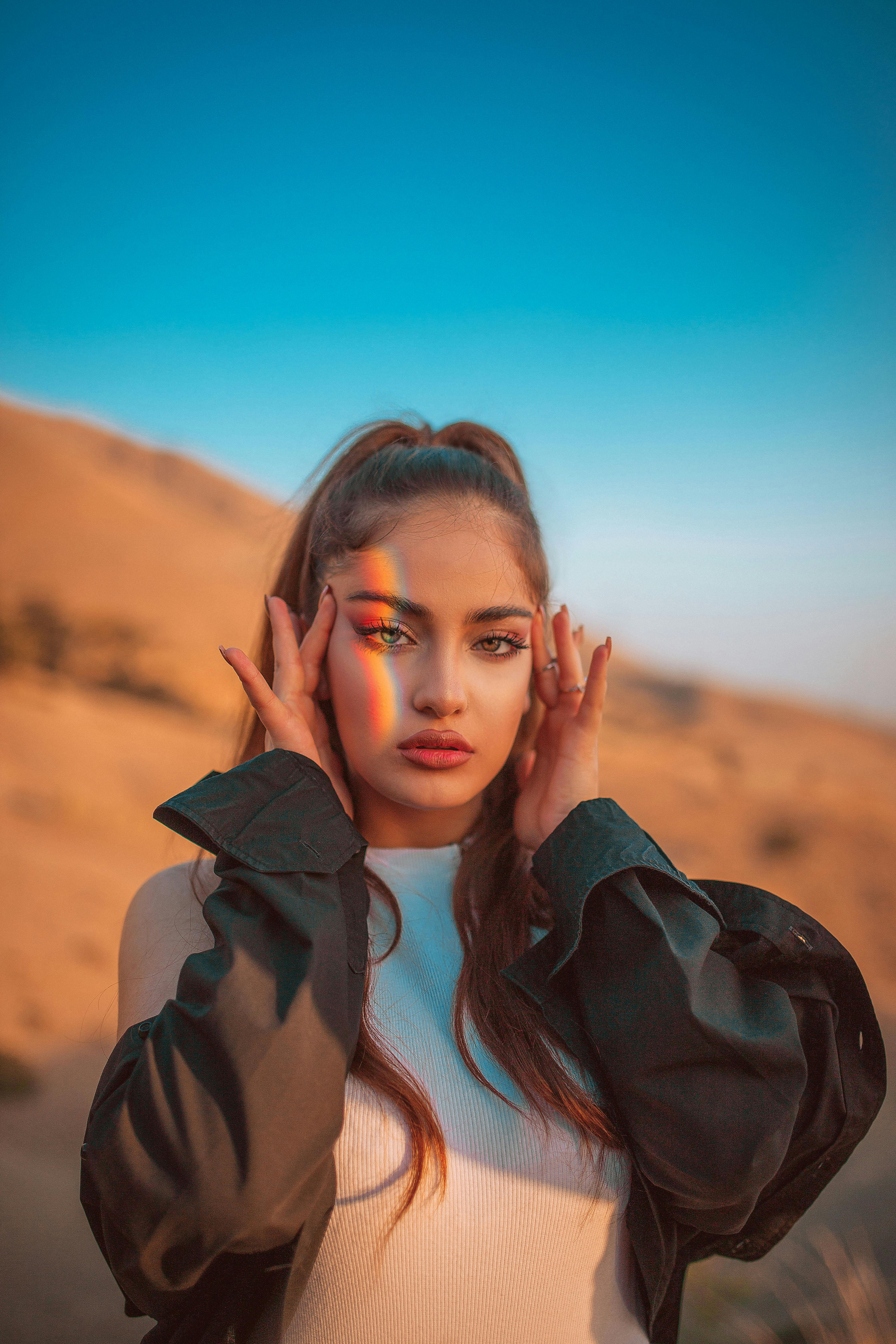 Woman Portrait at Sunset · Free Stock Photo
