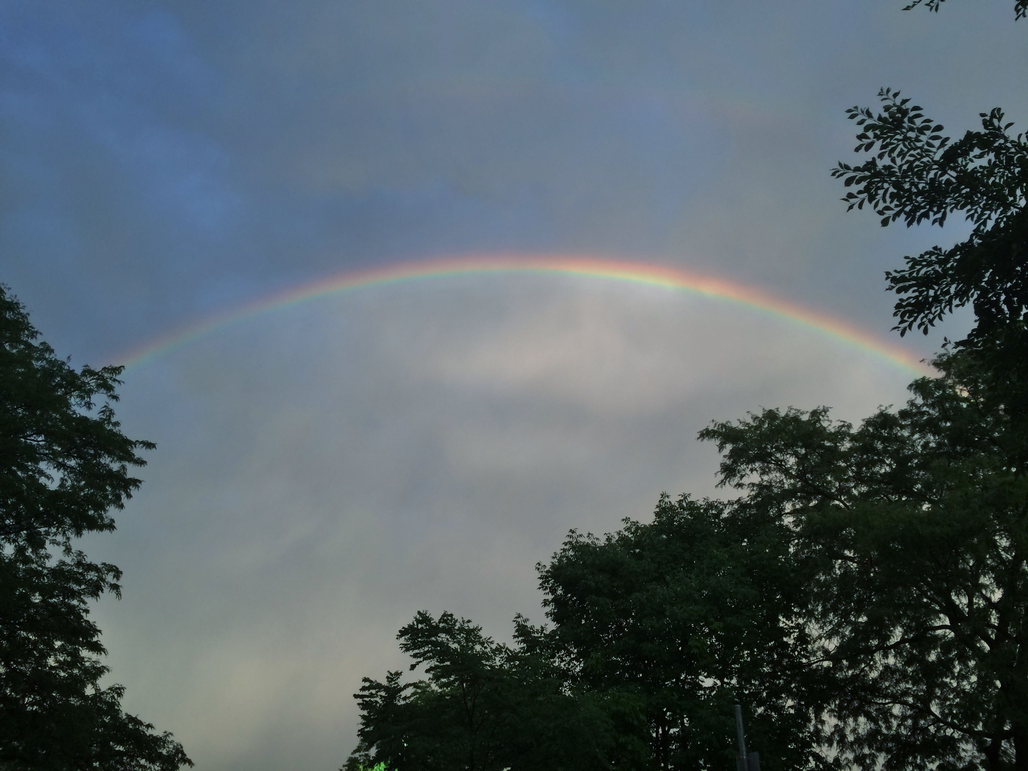 Free stock photo of clear sky, rainbow - Stock Image - Everypixel