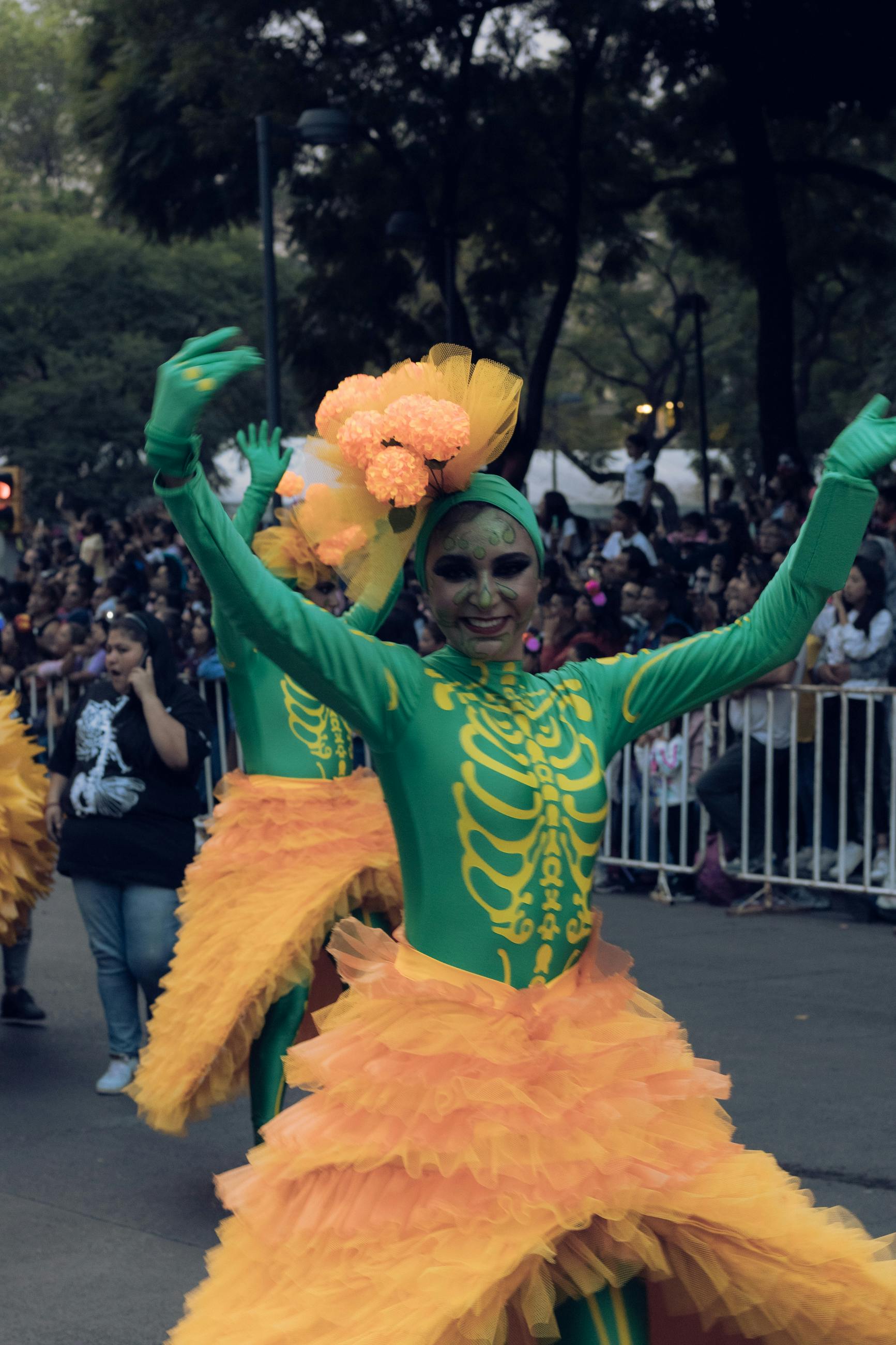 Two Women Performing in Costumes · Free Stock Photo