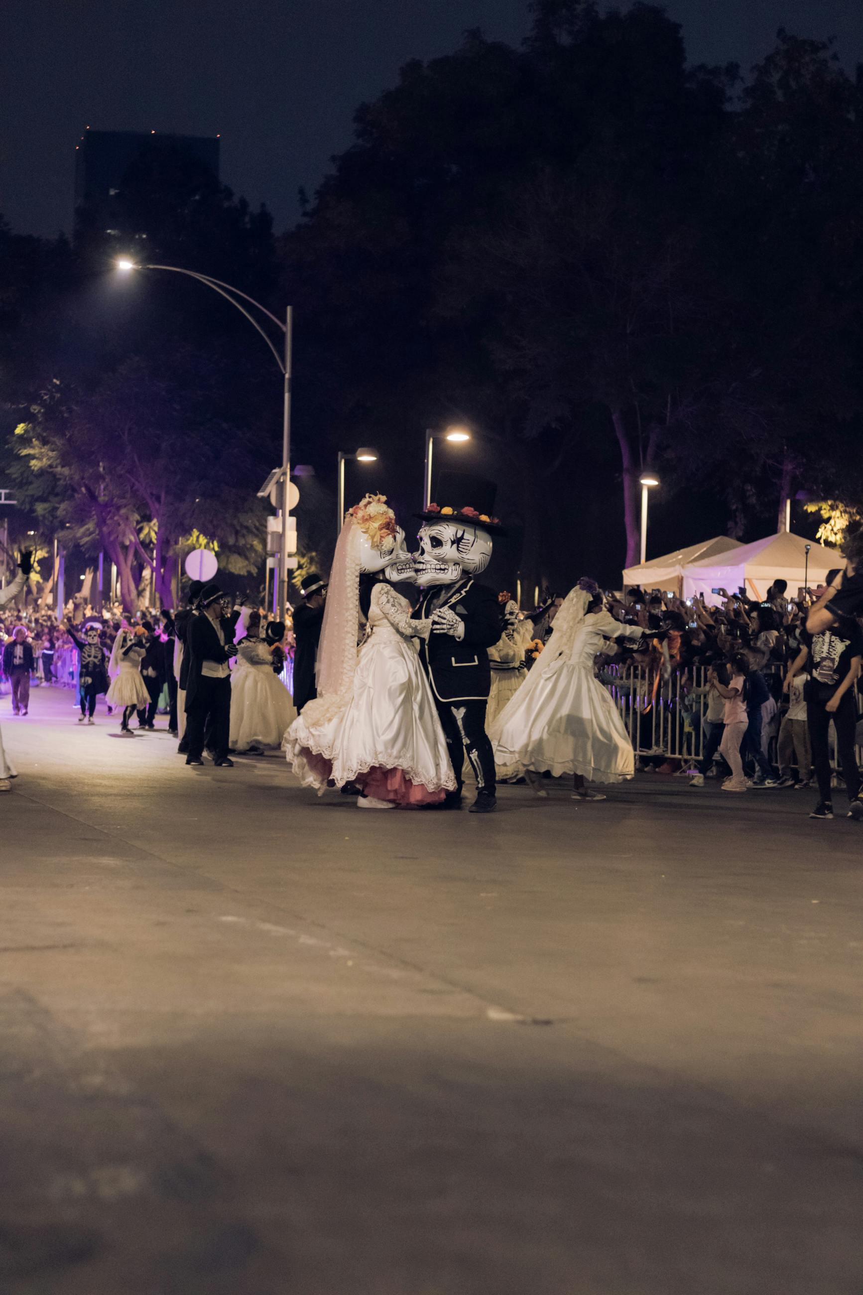 People on Parade Wearing Spooky Costumes · Free Stock Photo