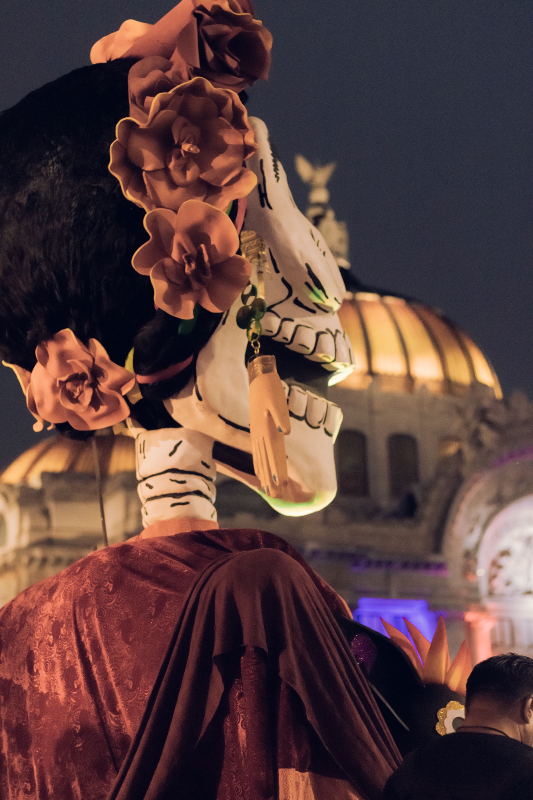 Person on Parade Wearing Spooky Costume · Free Stock Photo