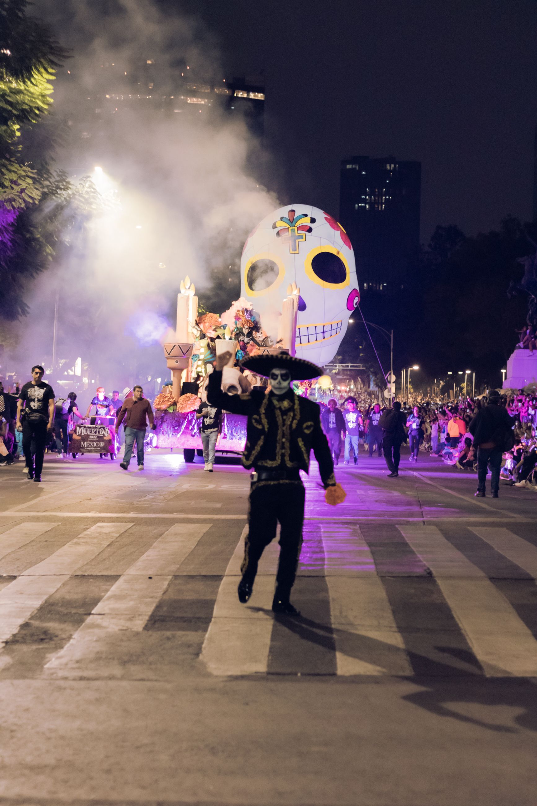 Running Man with Flares · Free Stock Photo