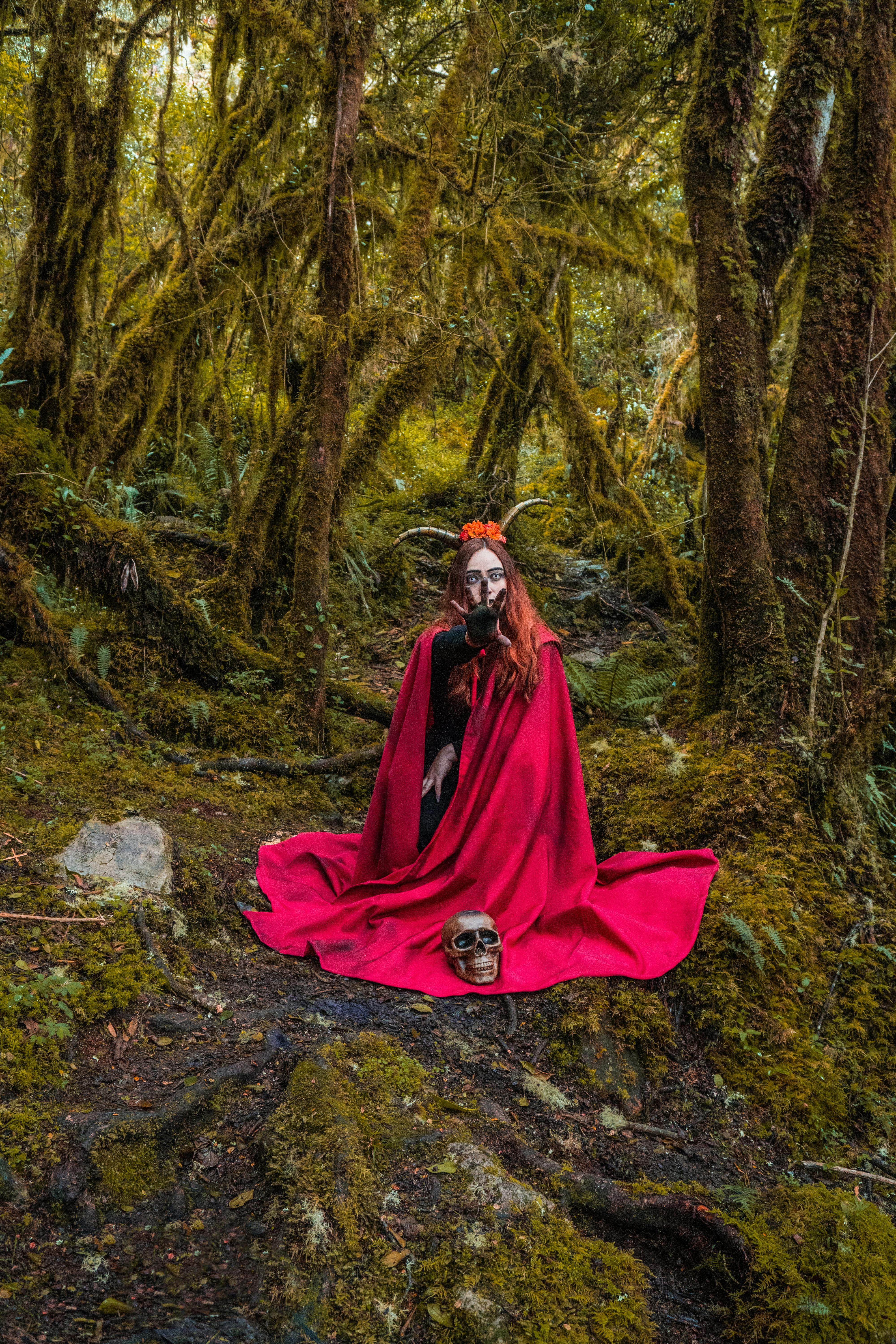 Mysterious and Creepy View of Woman · Free Stock Photo