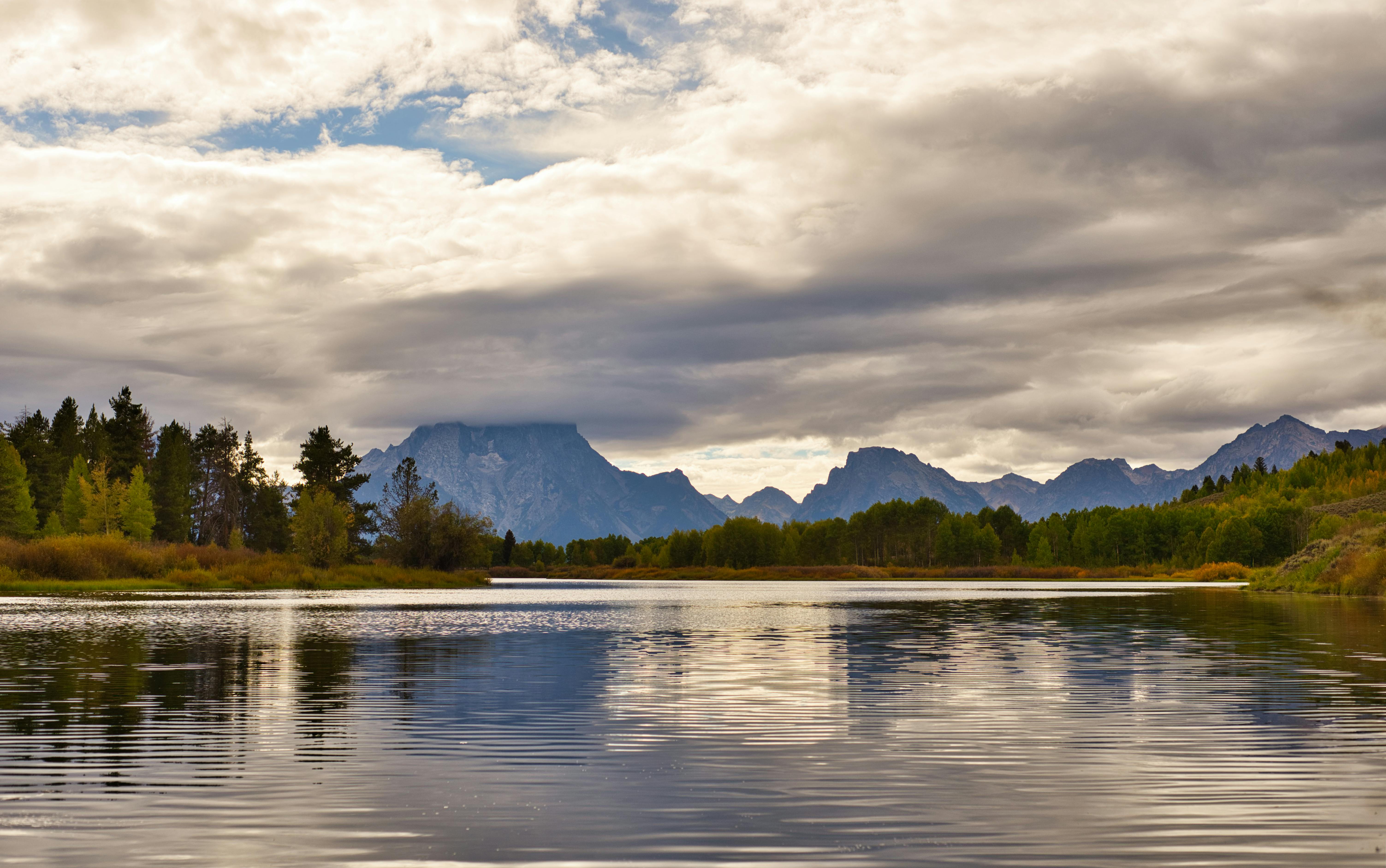 Mountain Landscape with River · Free Stock Photo