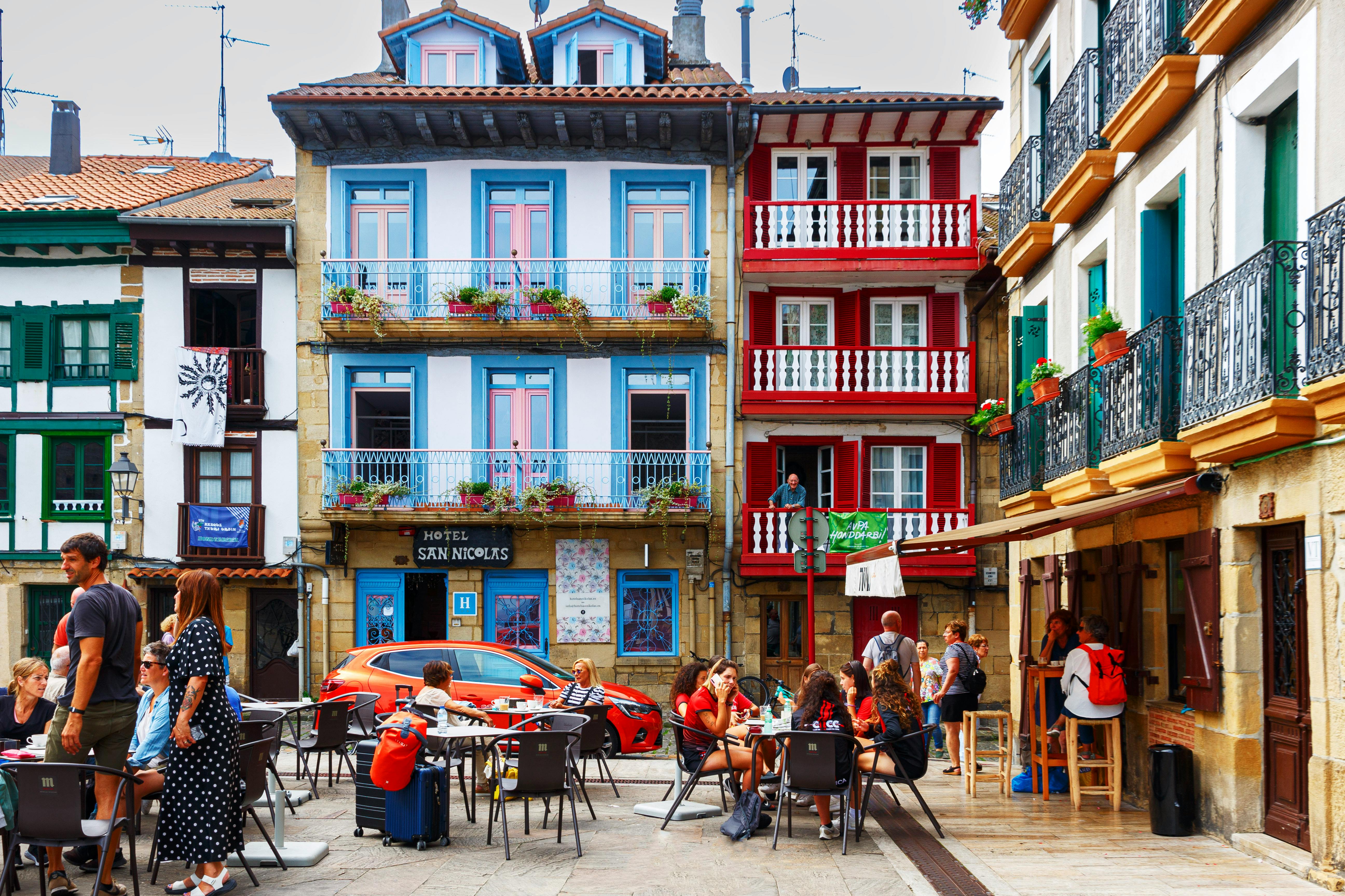 Photo of a Square in Hondarribia, Basque Country, Spain · Free Stock Photo