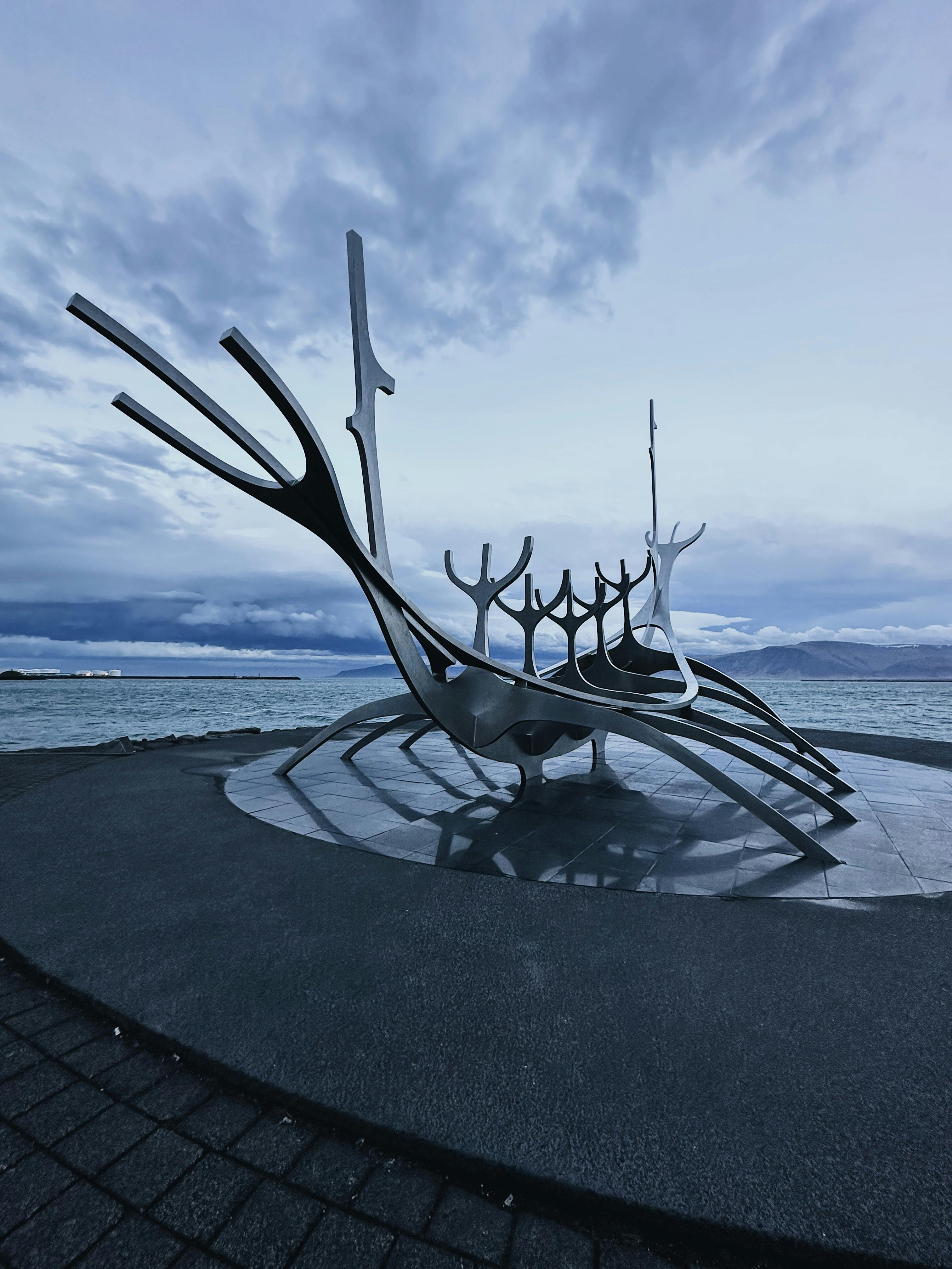 The Sun Voyager Sculpture in Reykjavík, Iceland · Free Stock Photo