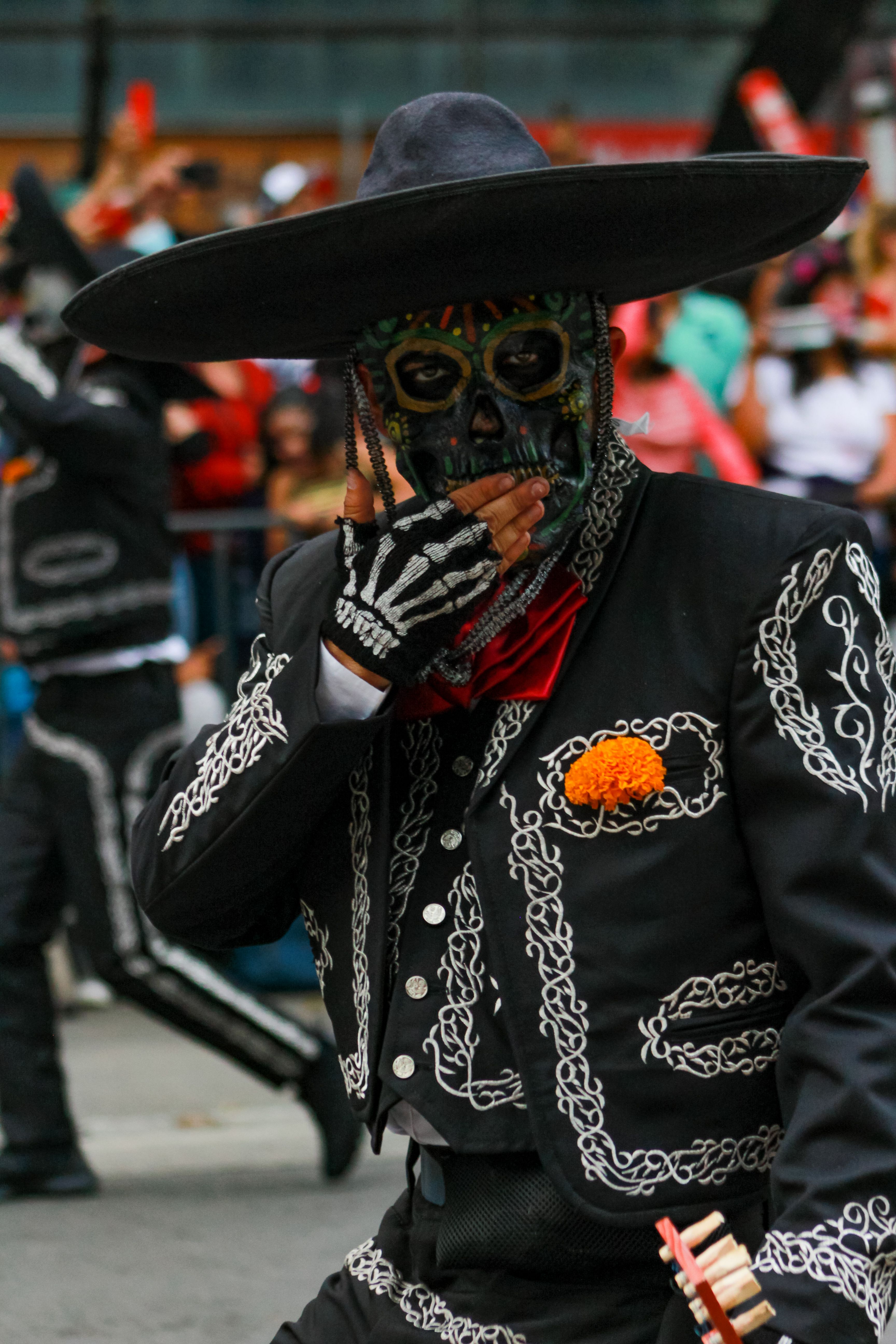 Man in Body Paint on Traditional Mexican Festival · Free Stock Photo