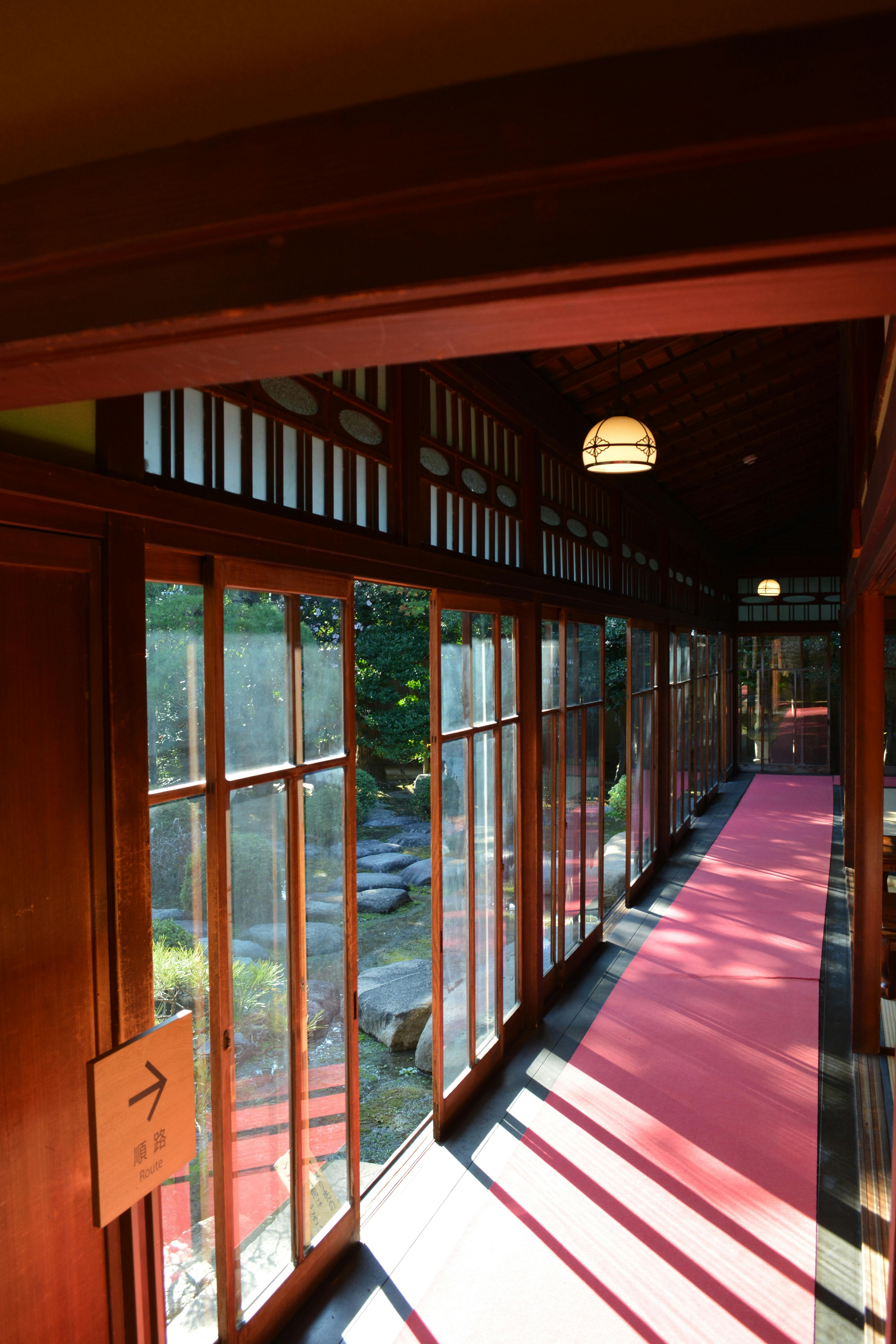Hallway of Traditional Japanese Building Opening to Garden · Free Stock ...