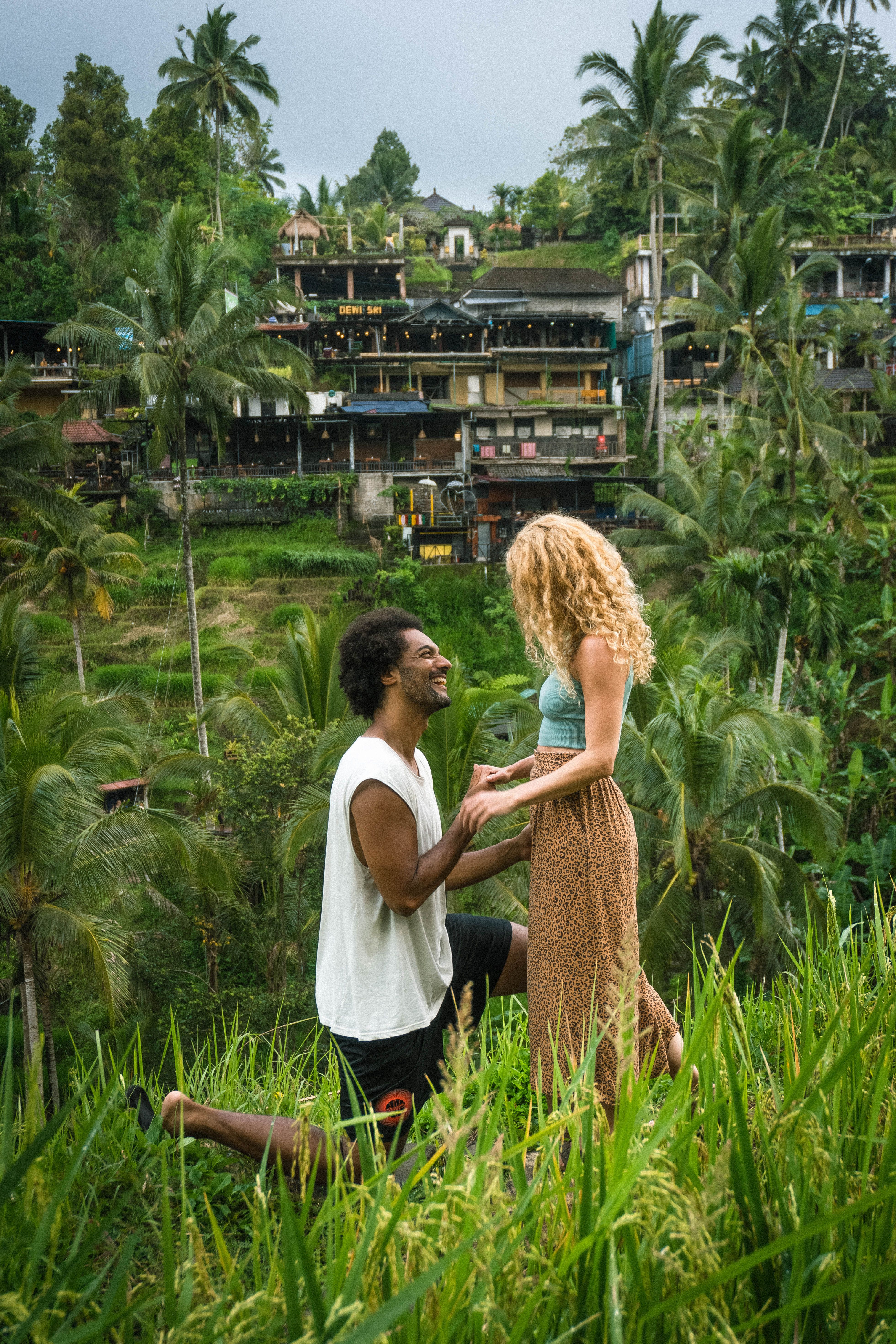 Foto de stock gratuita sobre afecto, al aire libre, amor, arrodillado ...