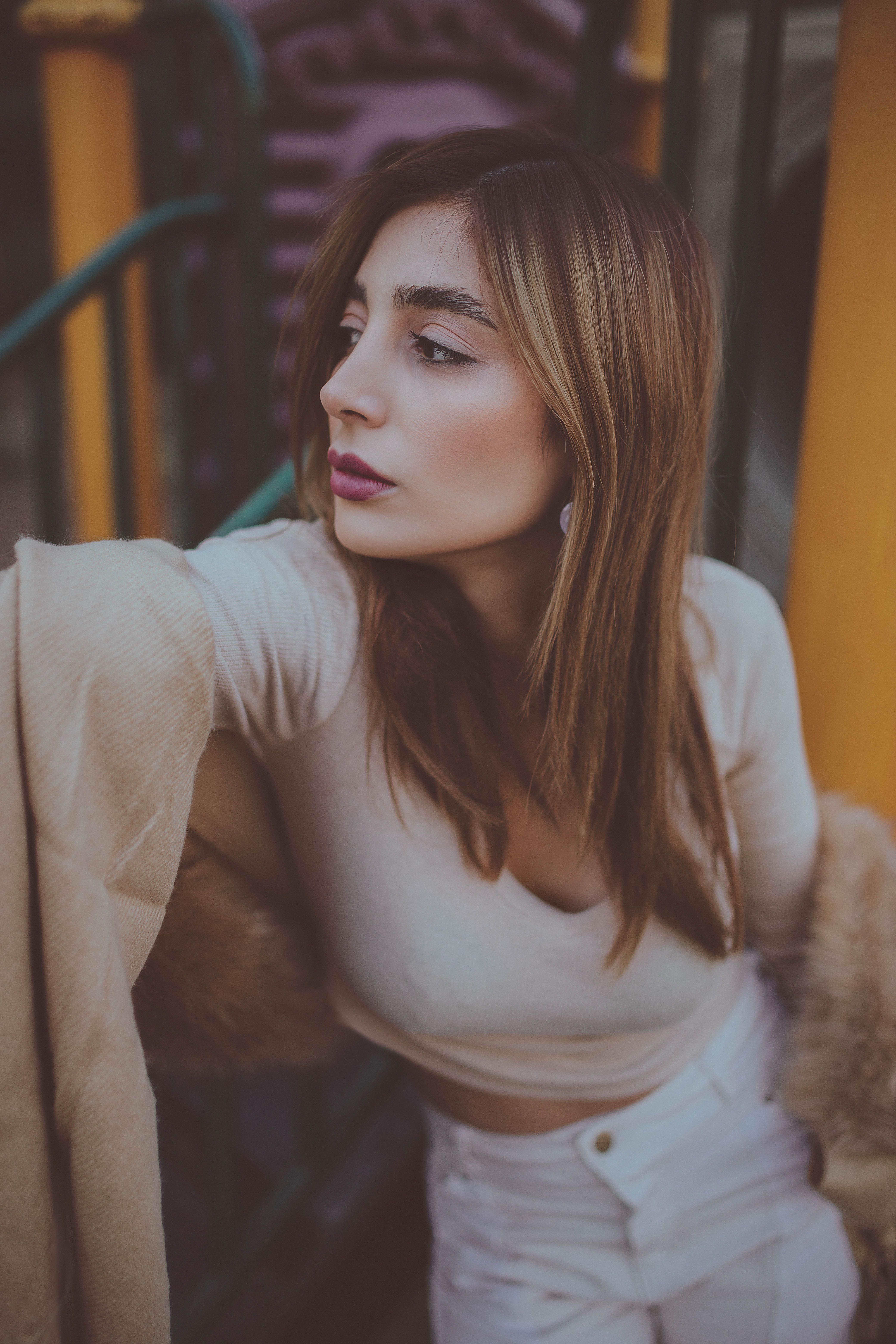 Model Posing in Pants · Free Stock Photo