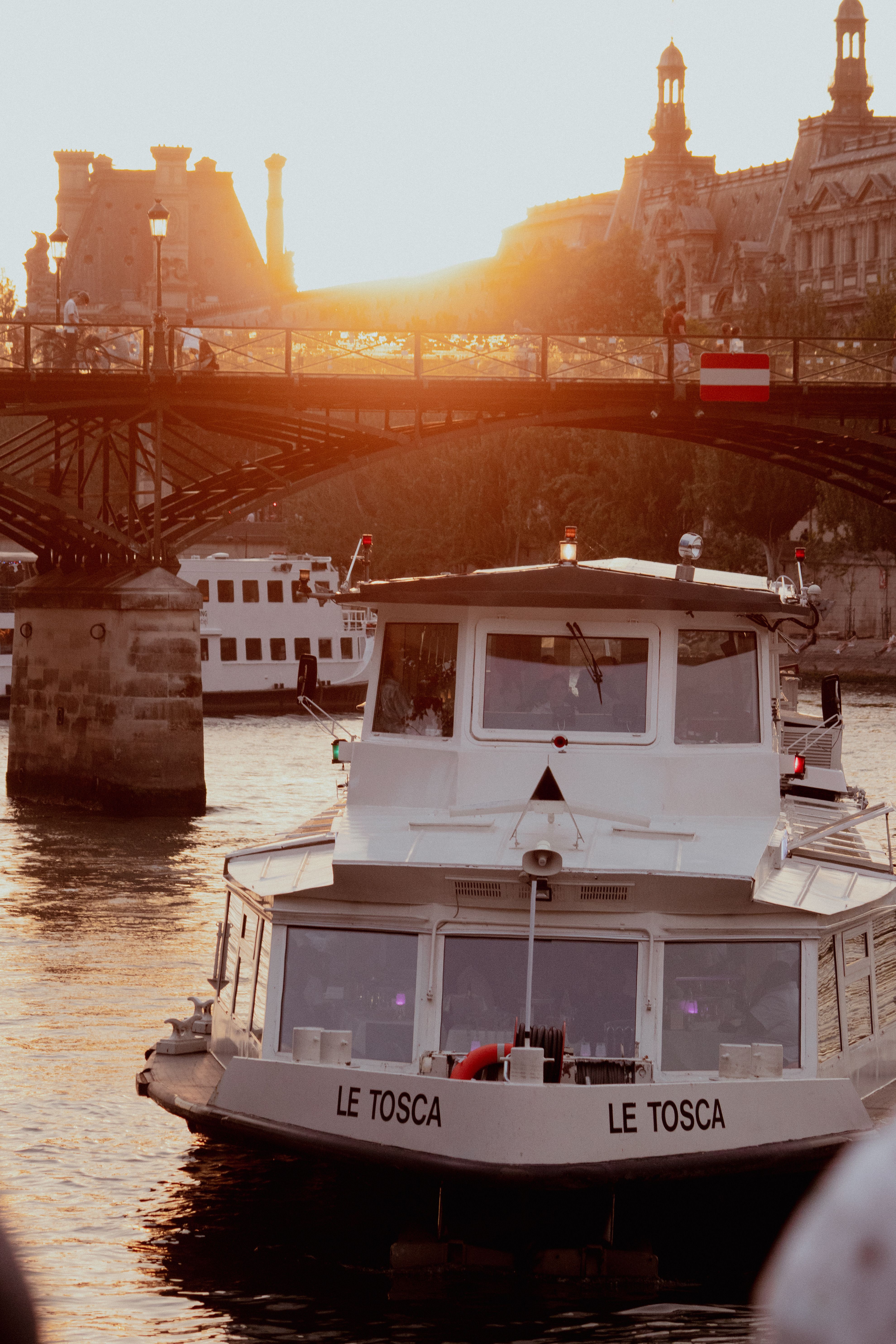 Illuminated Bridge in Paris · Free Stock Photo