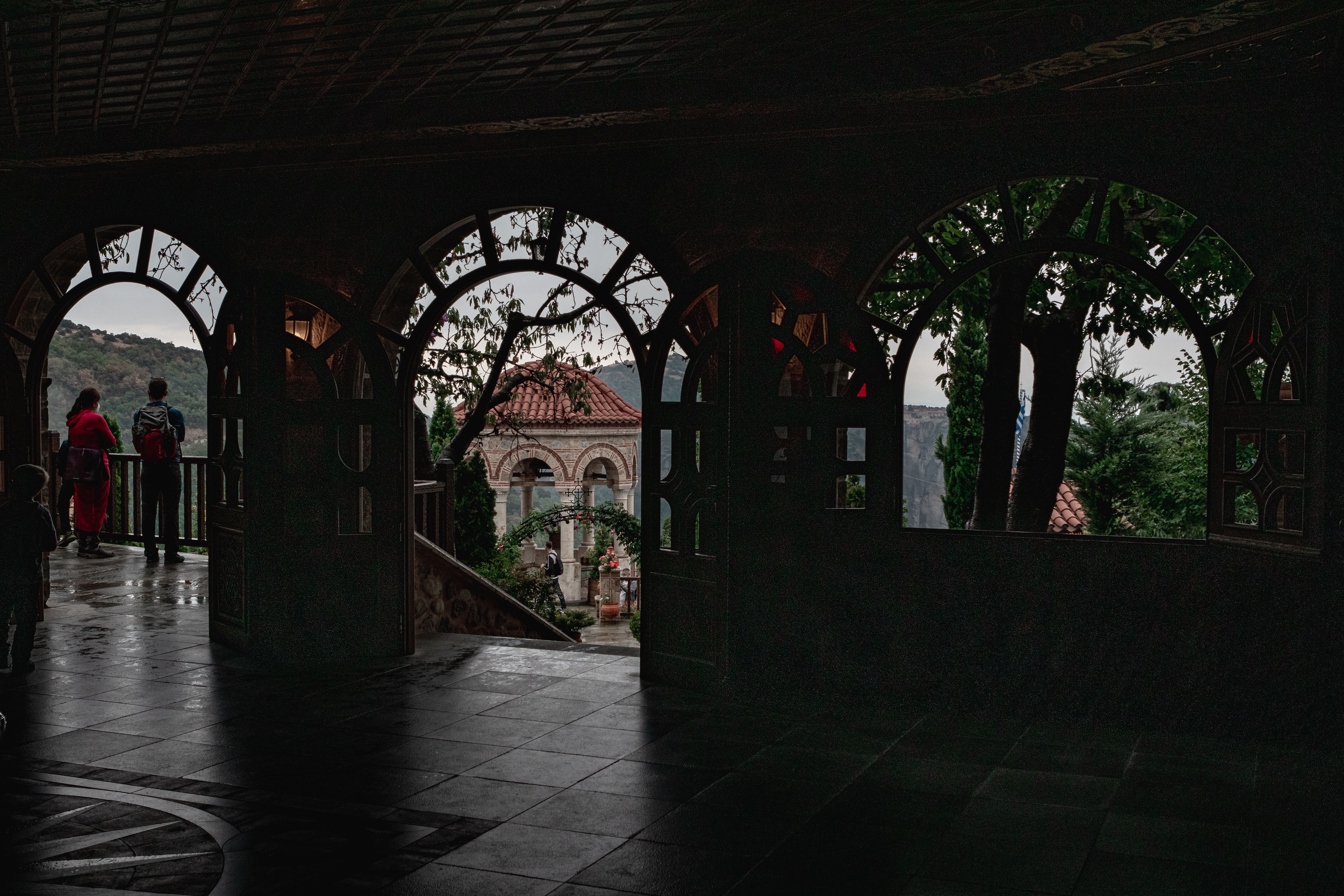 Terrace of Mansion in Rain seen from Inside · Free Stock Photo