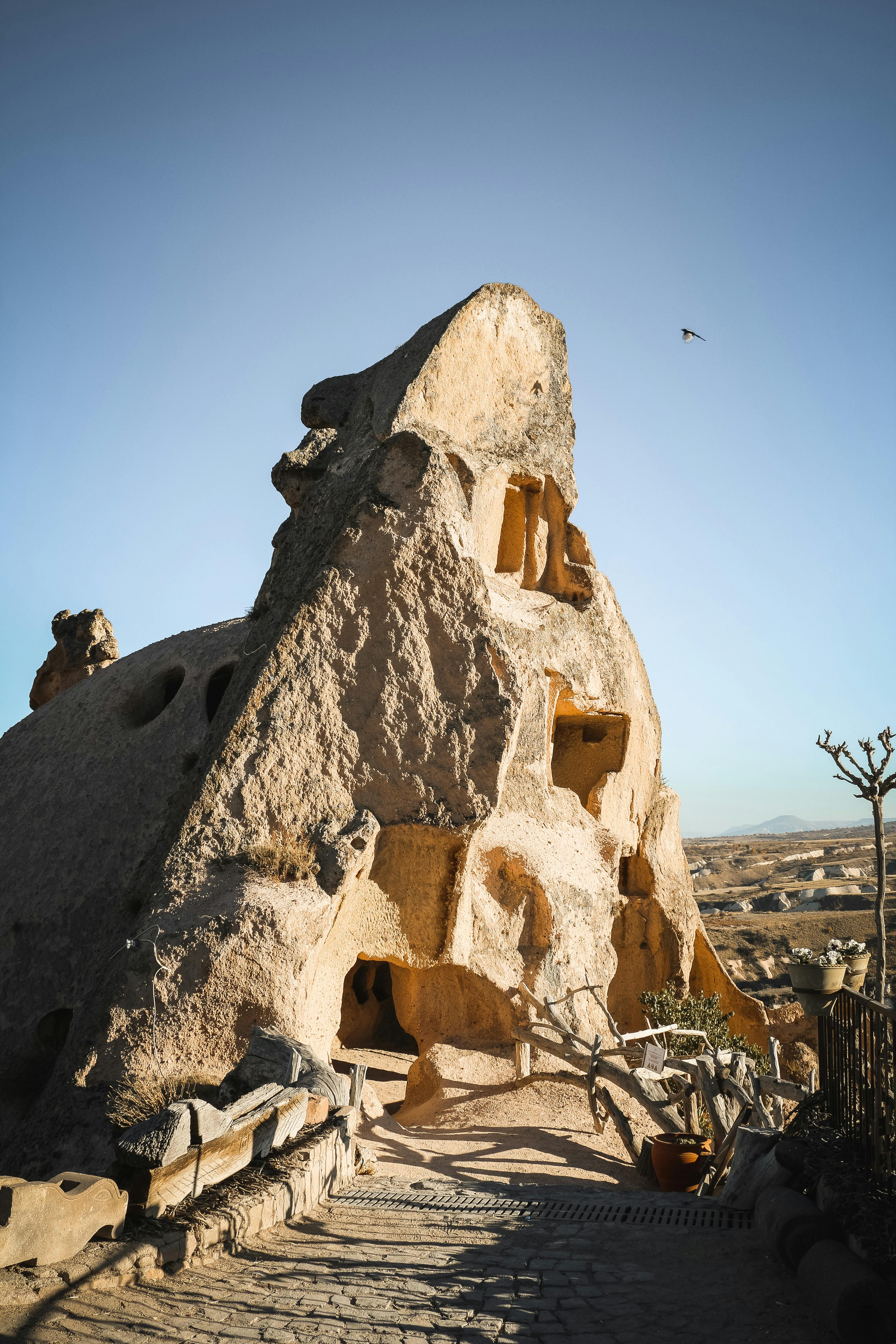 Building Carved into the Rock of Cappadocia · Free Stock Photo