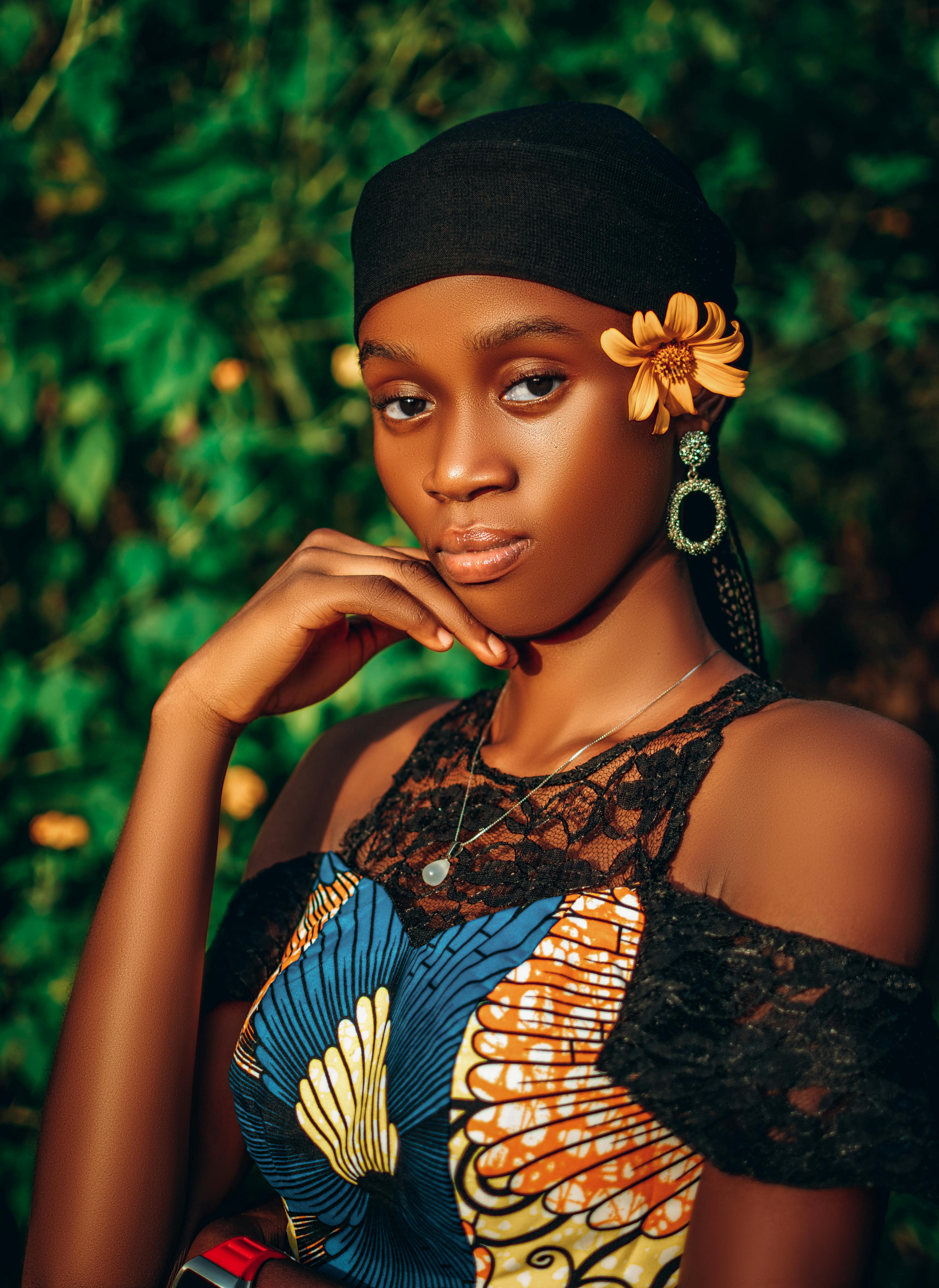 Person With Yellow Face Paint · Free Stock Photo