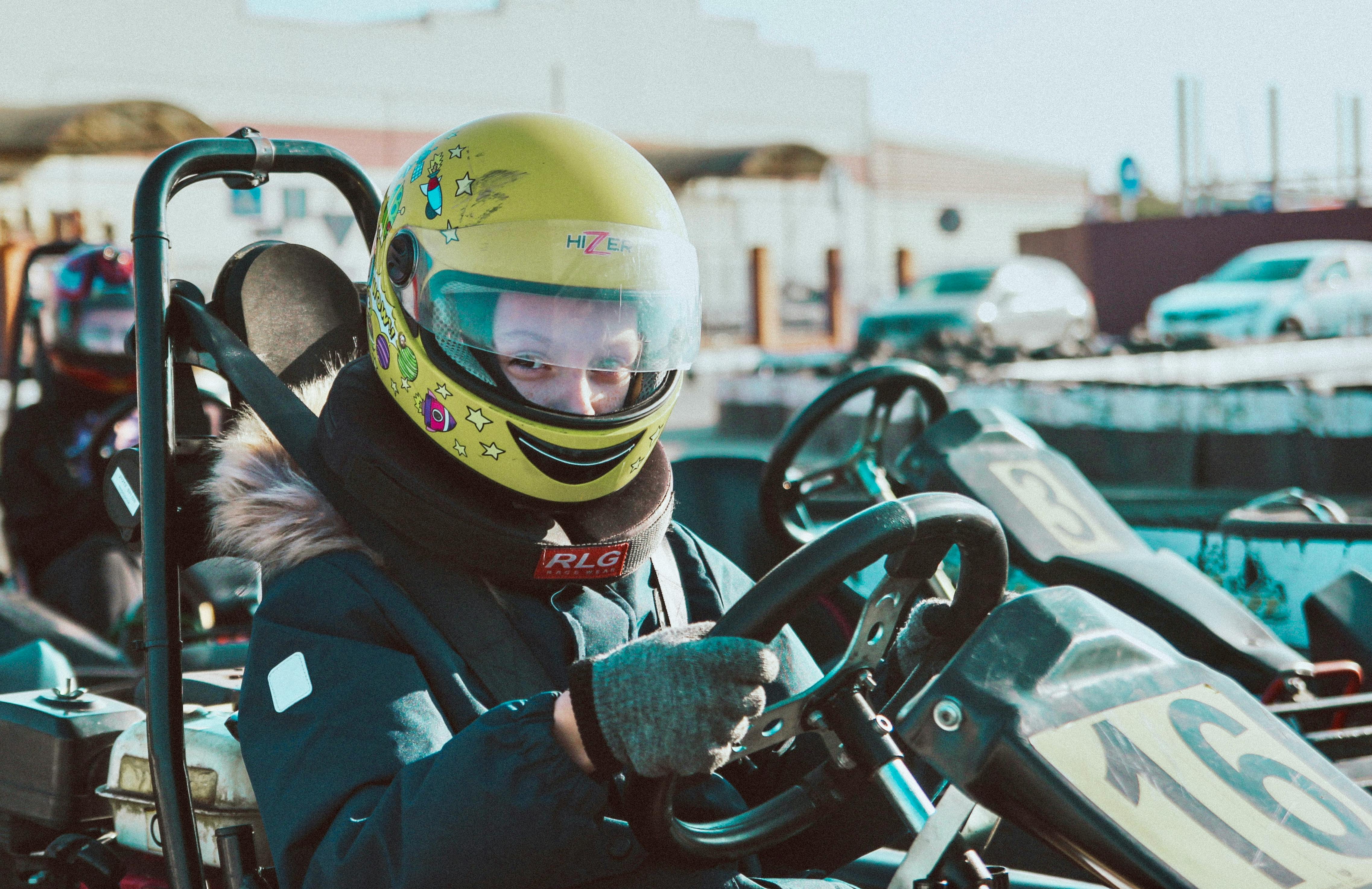 Person Sitting in Gokart · Free Stock Photo