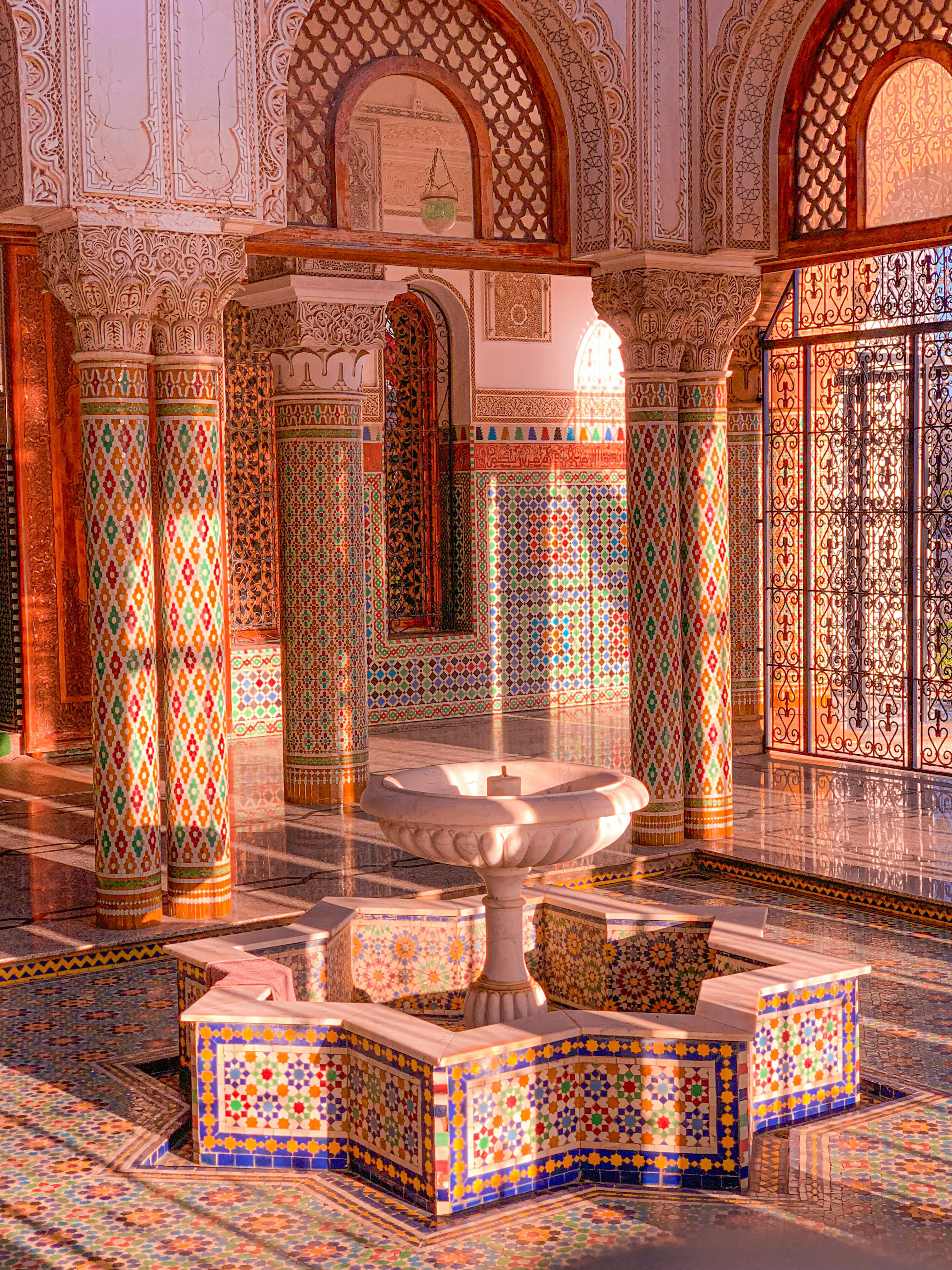 Mosaic Patterns in Mosque · Free Stock Photo