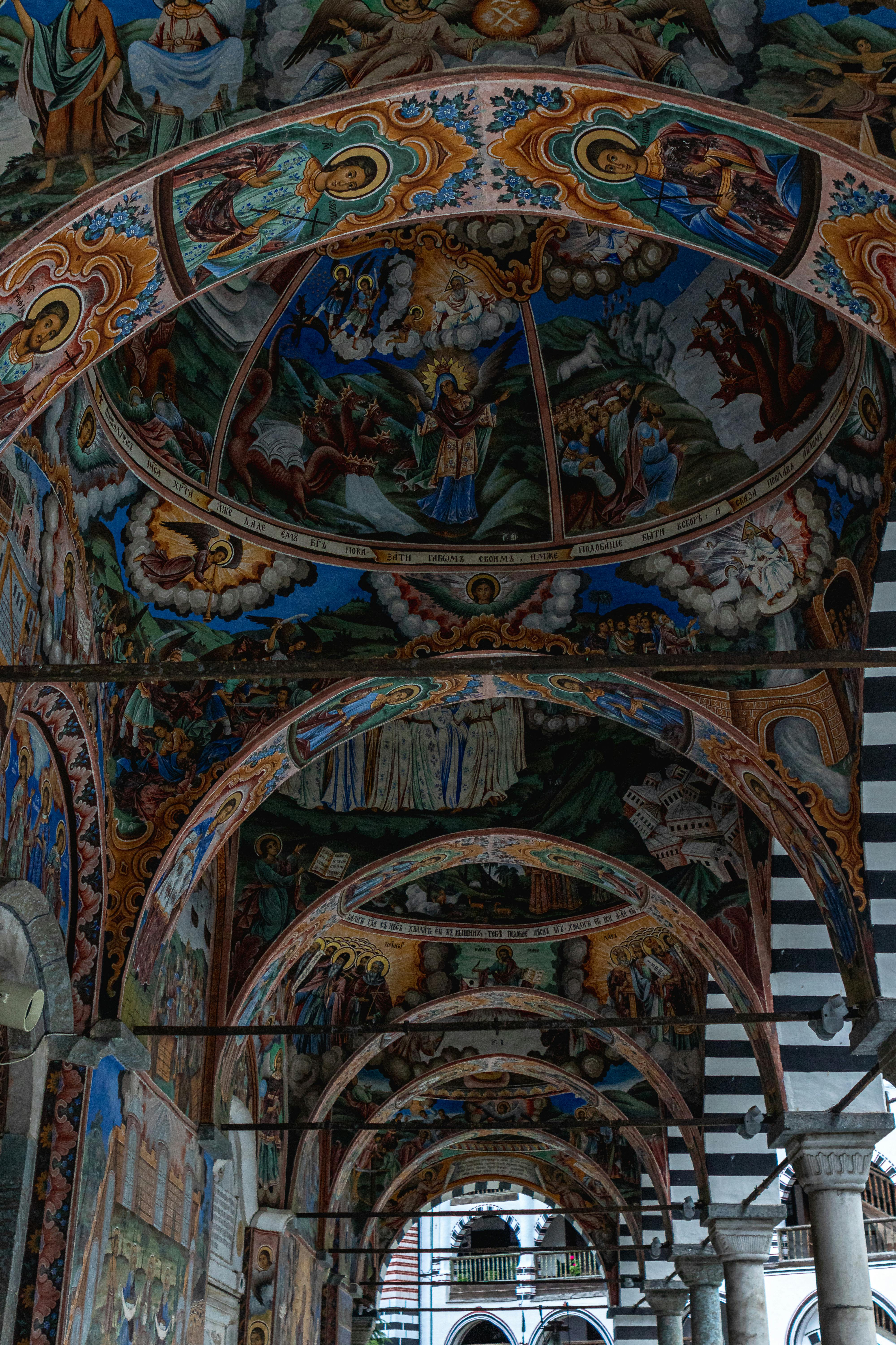 Interior of the Rila Monastery in Bulgaria · Free Stock Photo