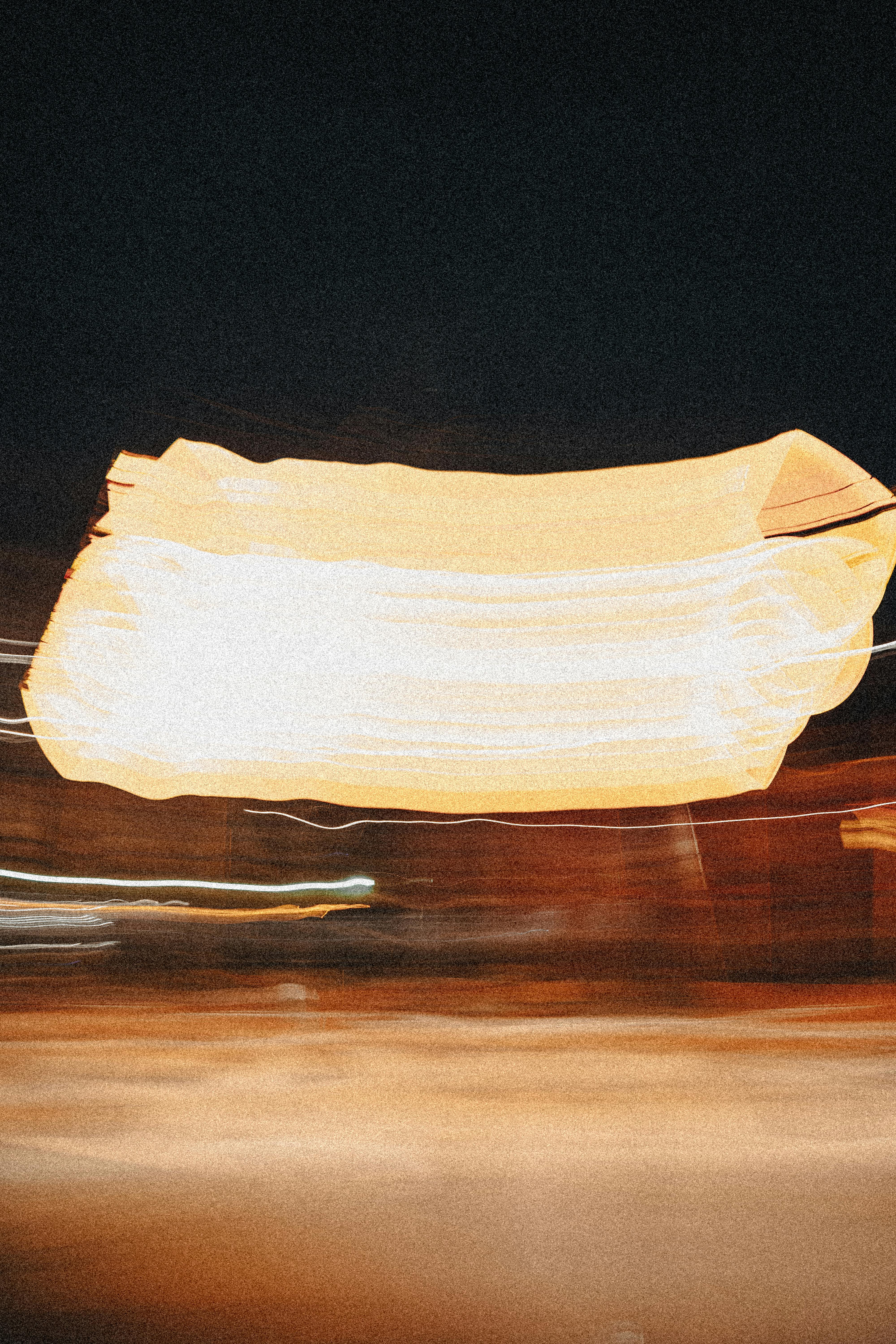 Time-lapse Photo of Orange Light Trails · Free Stock Photo