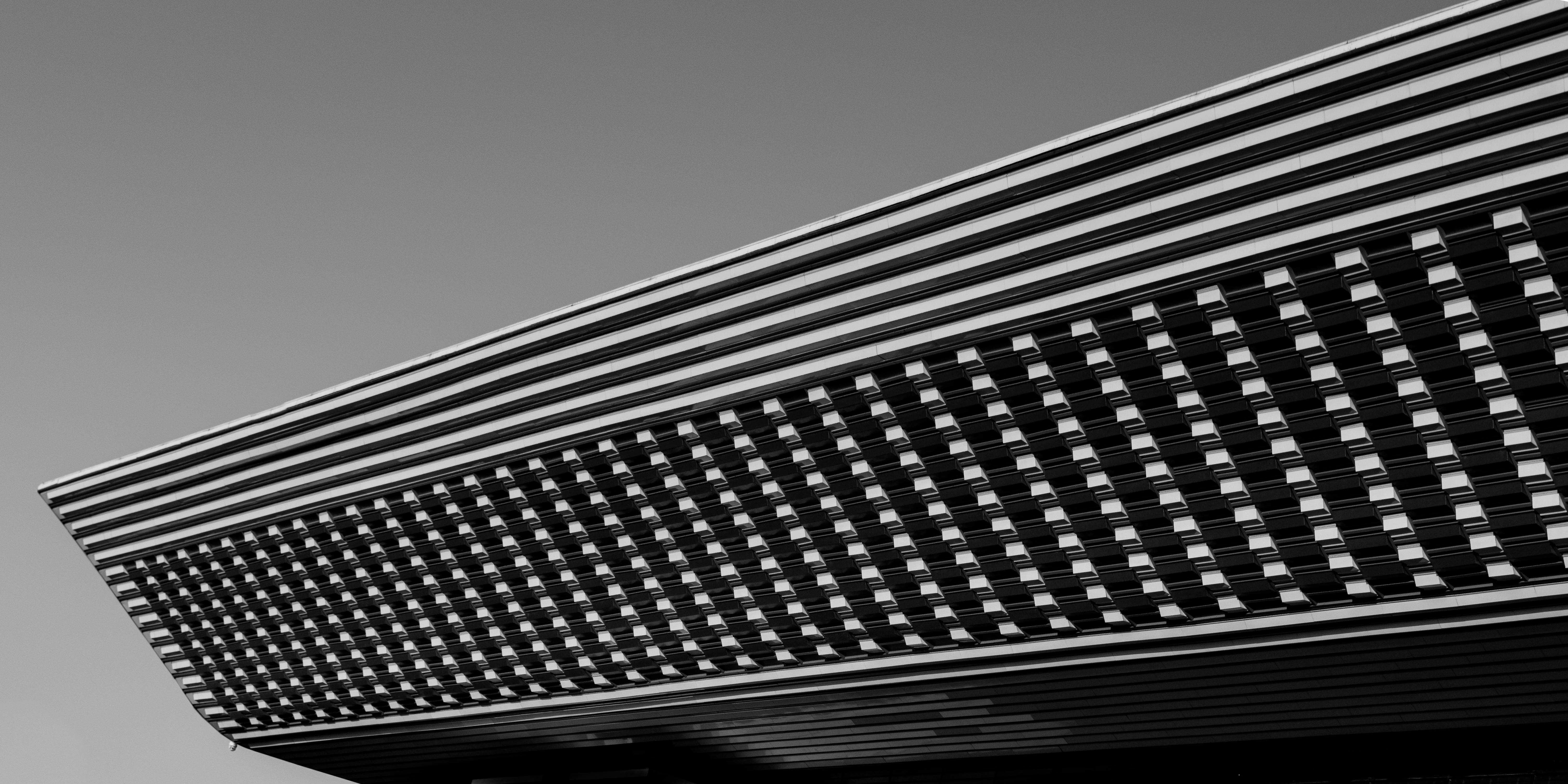 Close-up of a Modern Building Exterior · Free Stock Photo