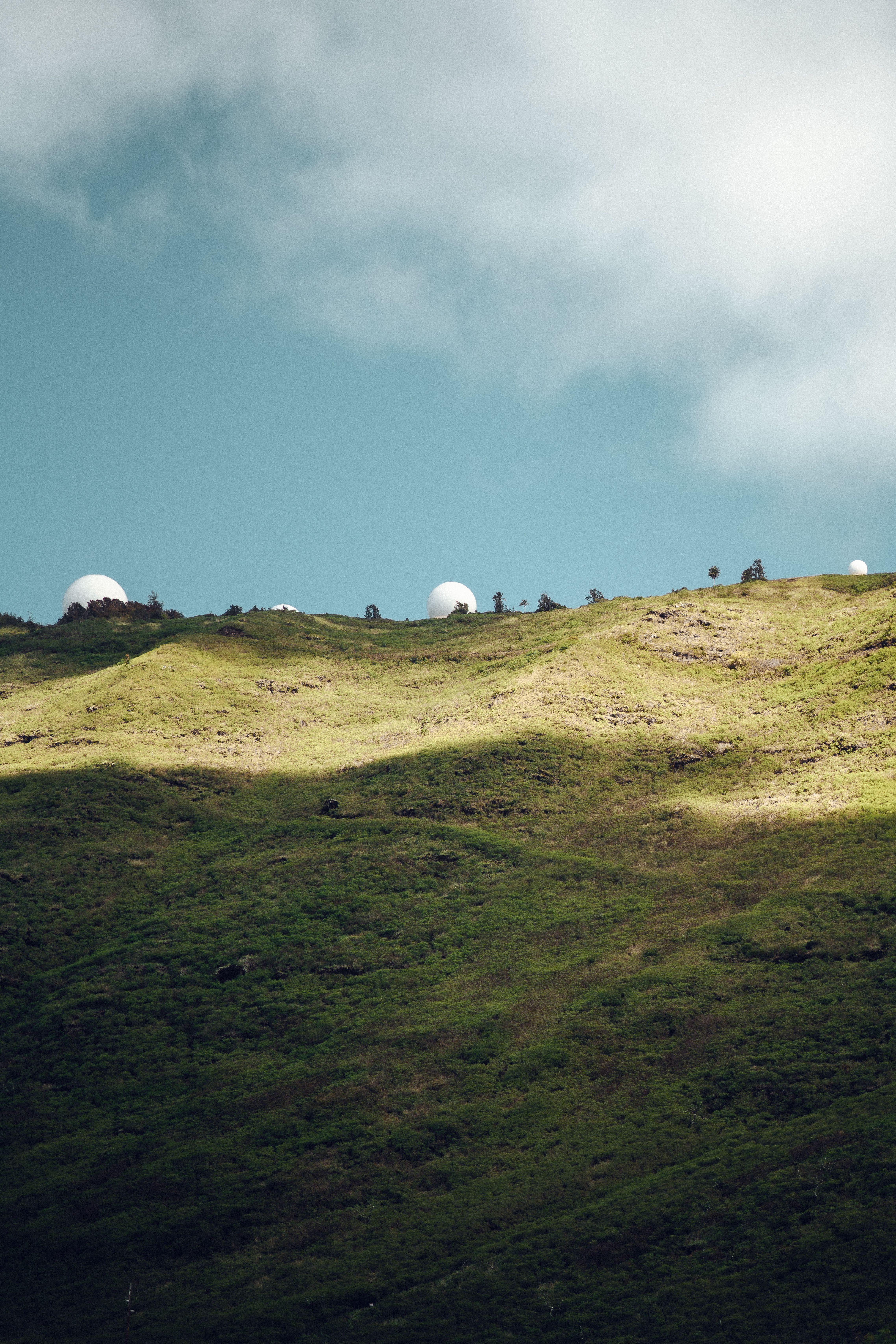 Green Hill Photographed from the Bottom · Free Stock Photo