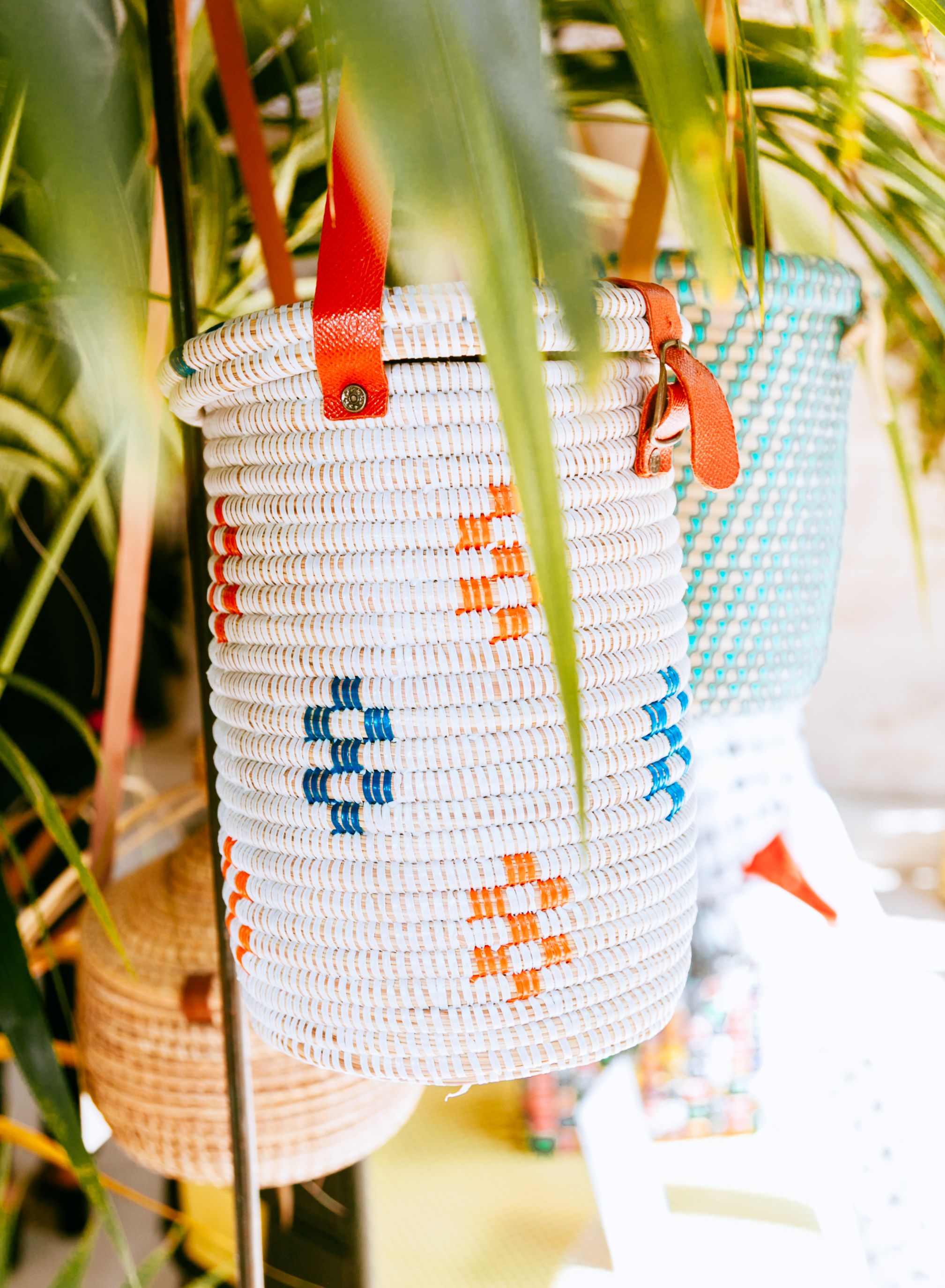Brown Woven Round Basket · Free Stock Photo