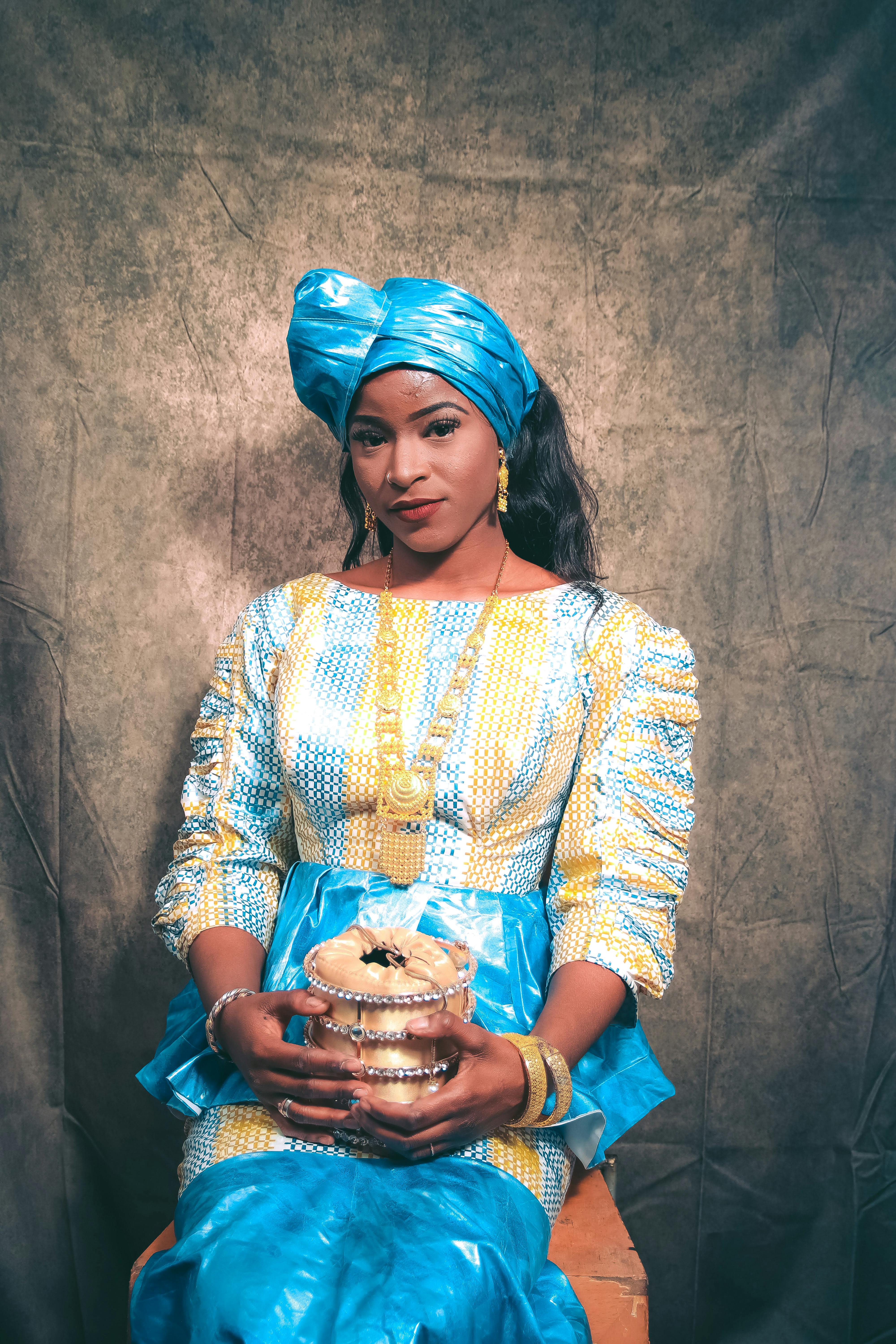 Woman Posing in Traditional Clothing · Free Stock Photo