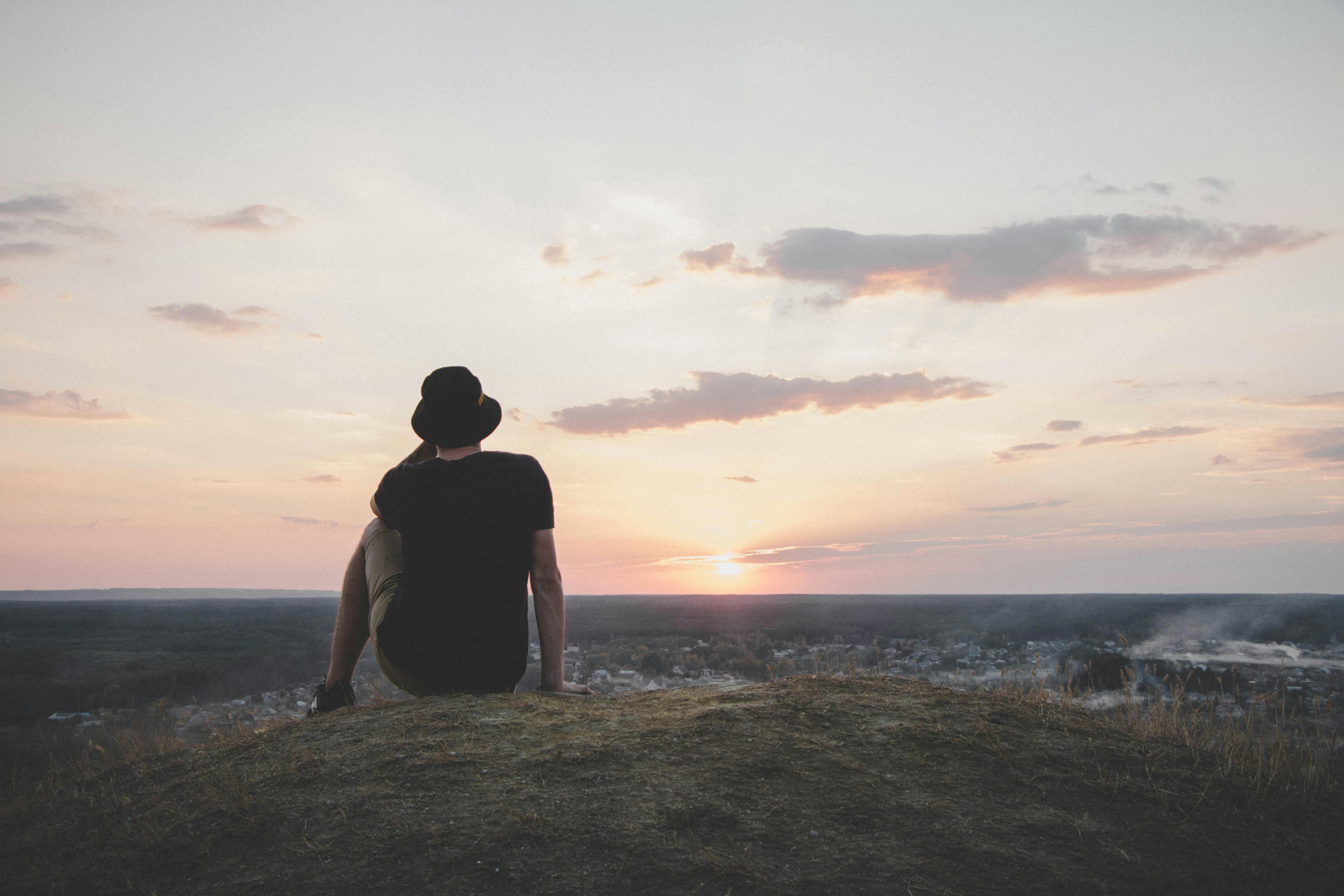 Woman Looking at Sunset · Free Stock Photo