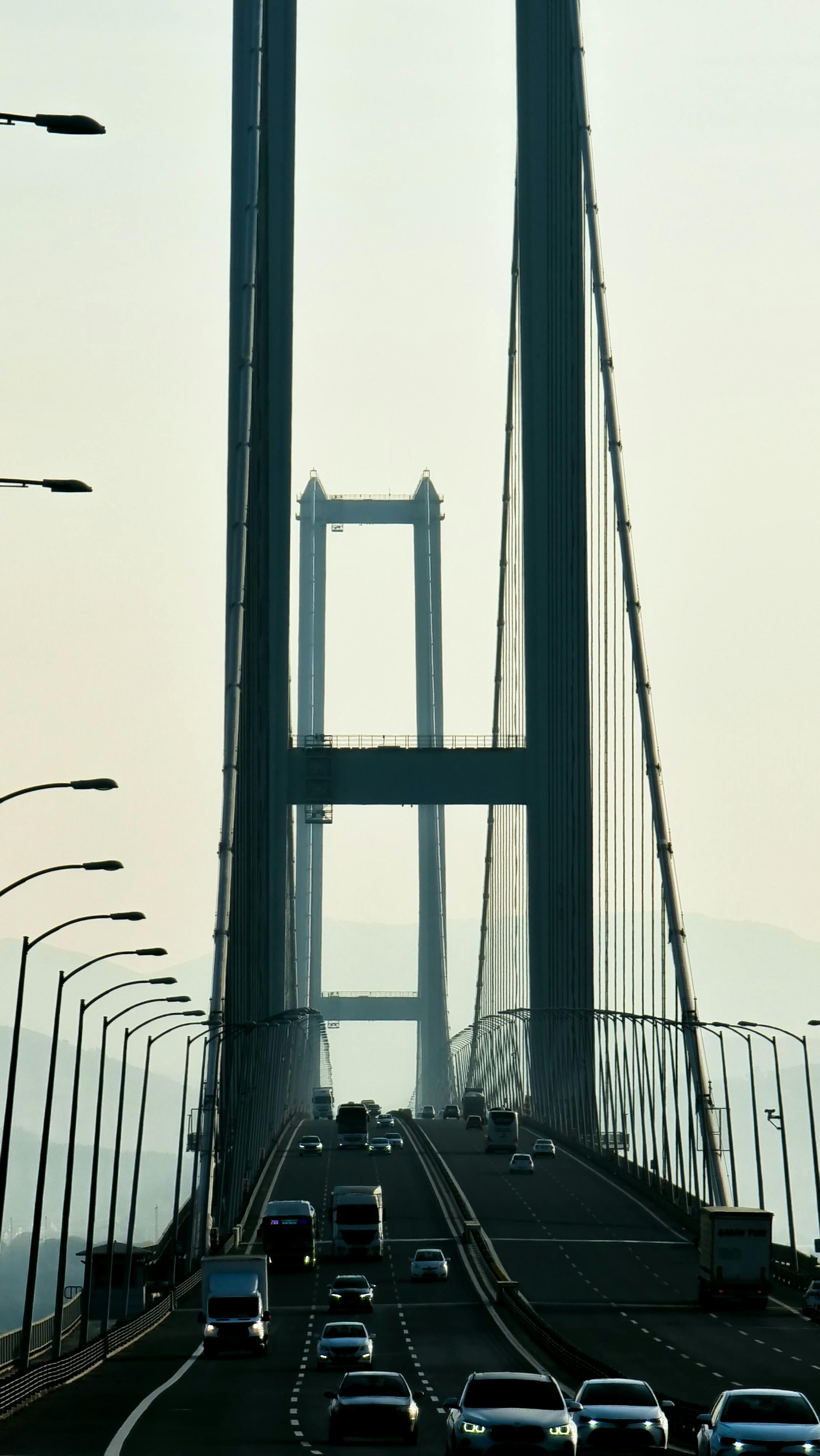 Wooden Bridge and Traffic Cones in Fog · Free Stock Photo