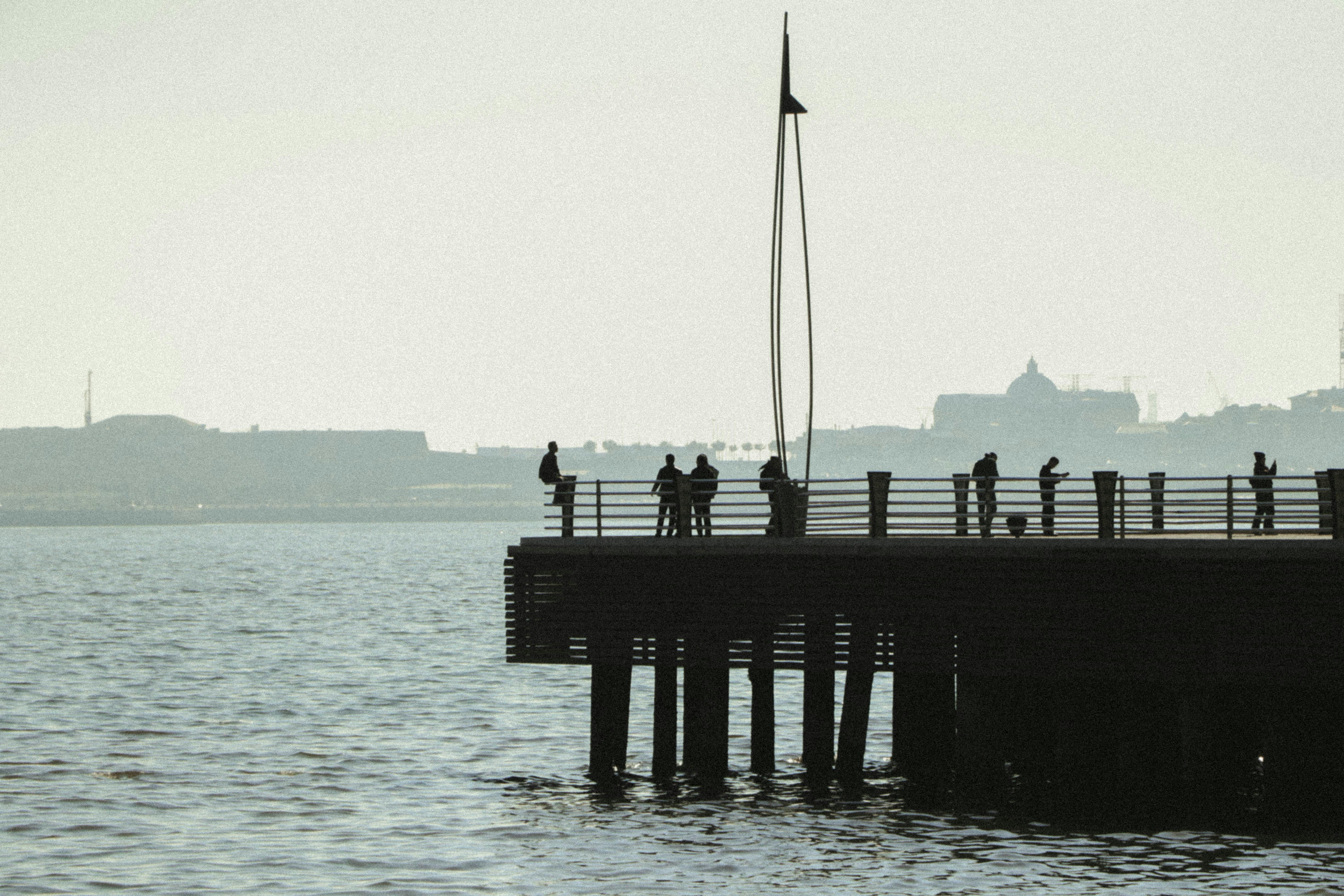 People at the Pier · Free Stock Photo