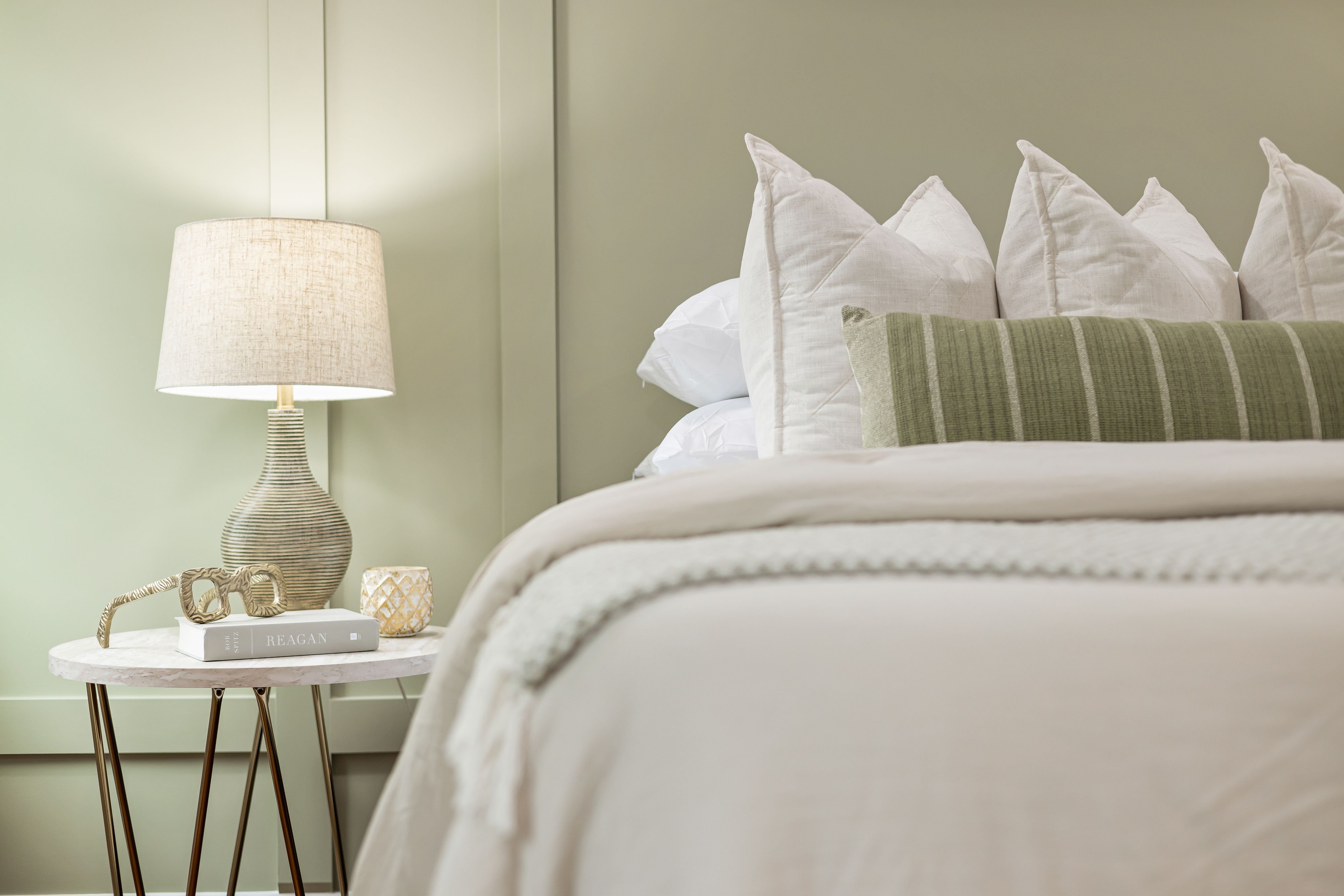Lamp on a Nightstand · Free Stock Photo