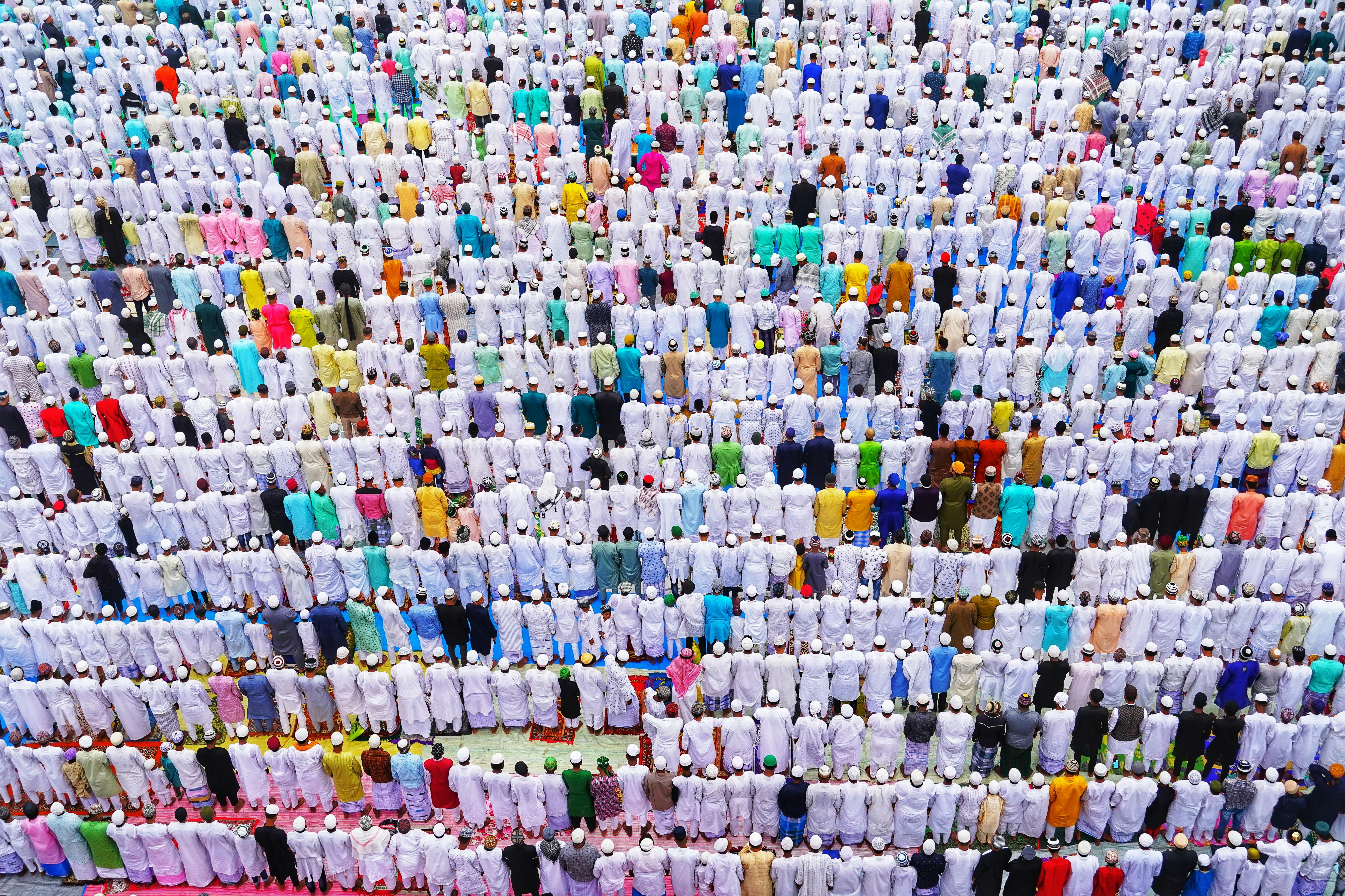 Muslim People Praying Together · Free Stock Photo