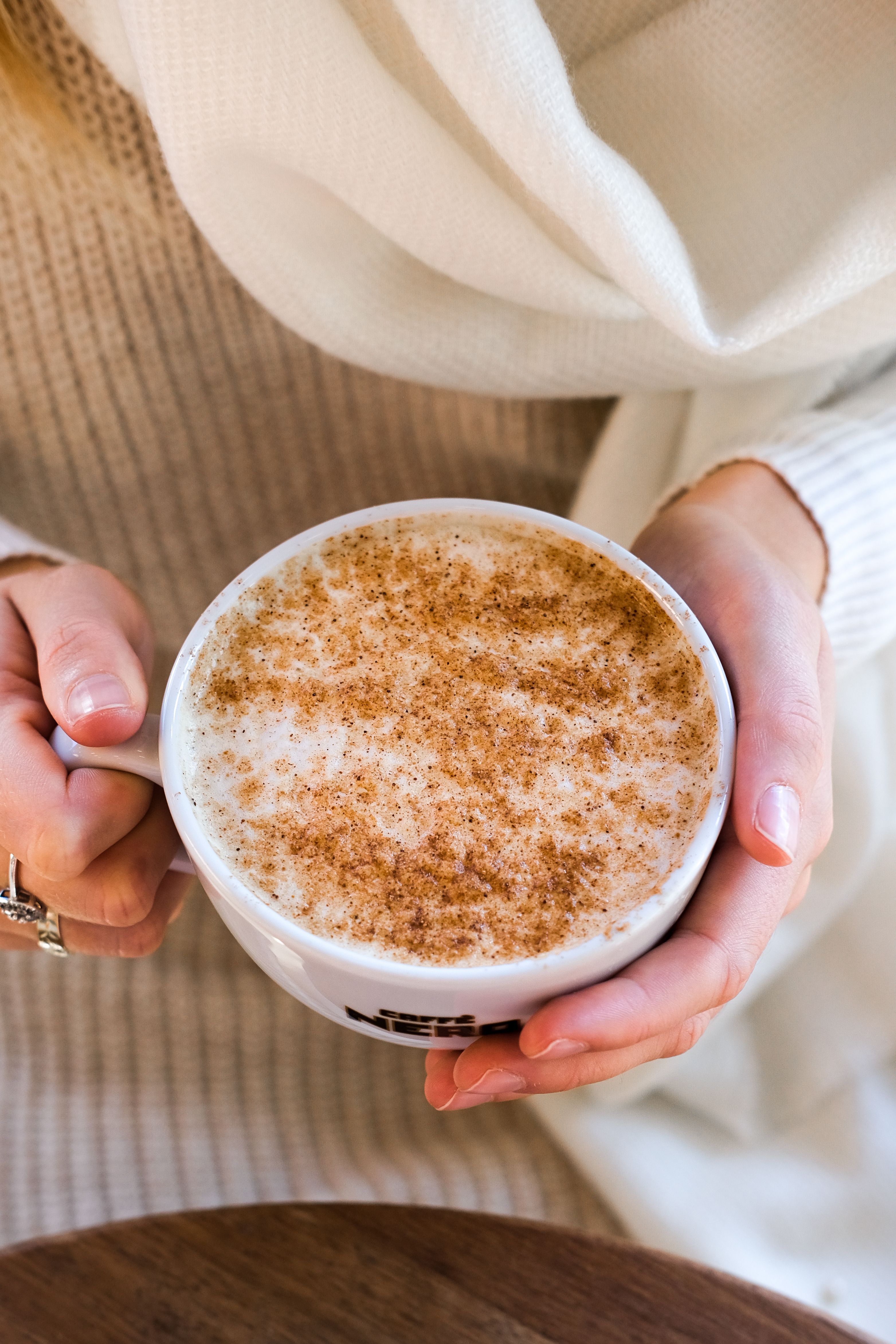 Coffee Against Fireplace · Free Stock Photo