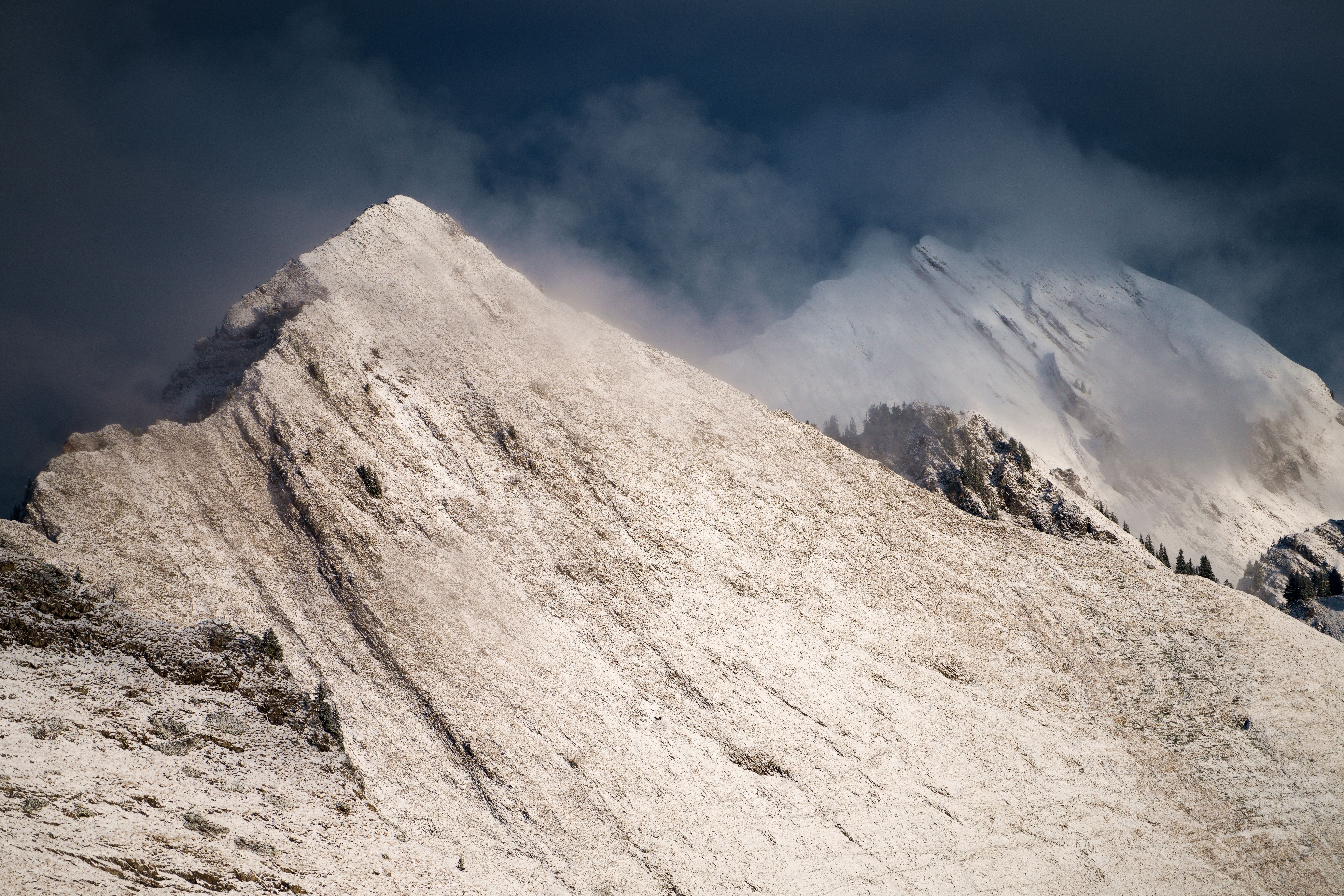 Giant Mountains Under Blue Sky · Free Stock Photo
